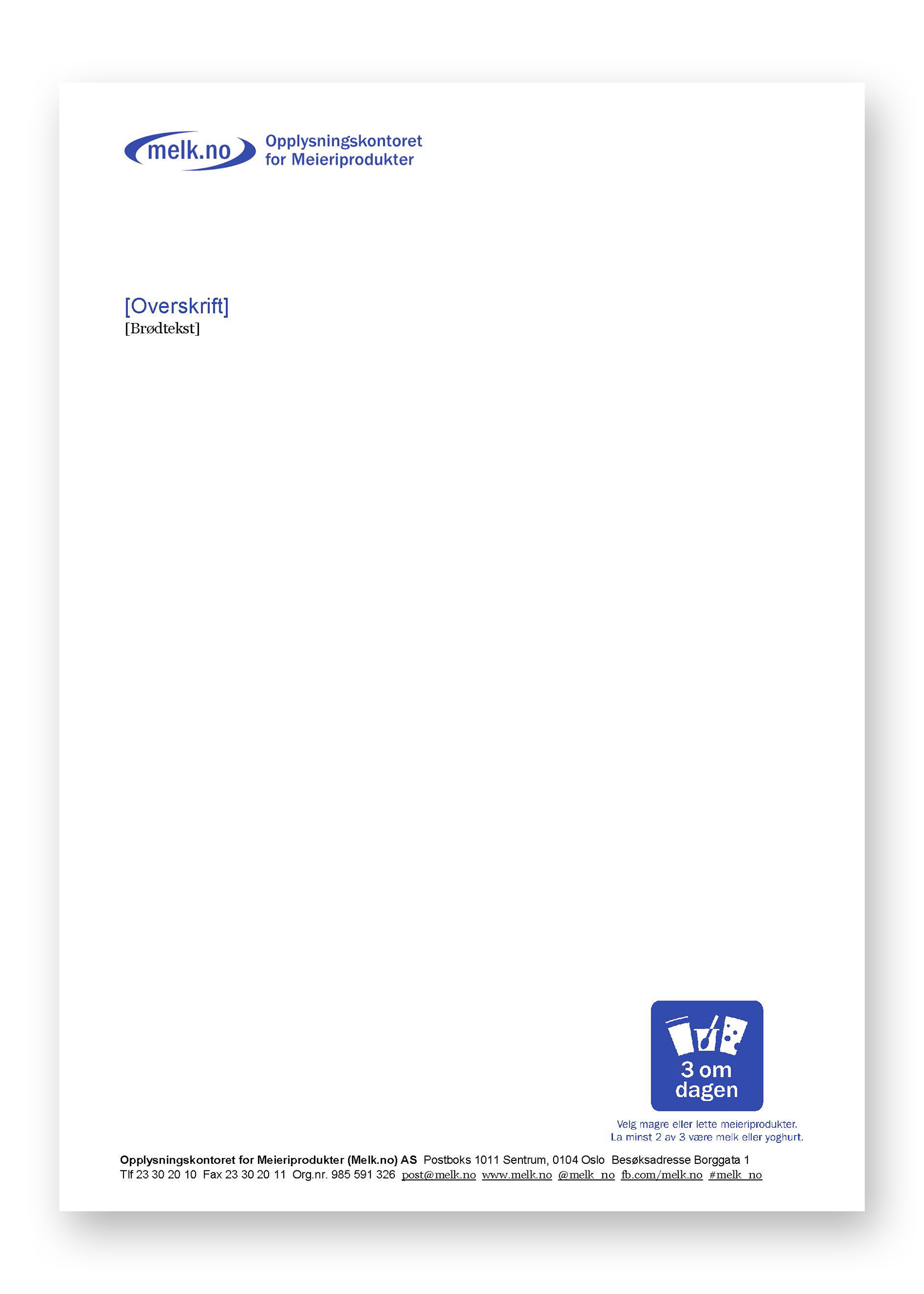 Melk.no - brand identity, guideline and assets.