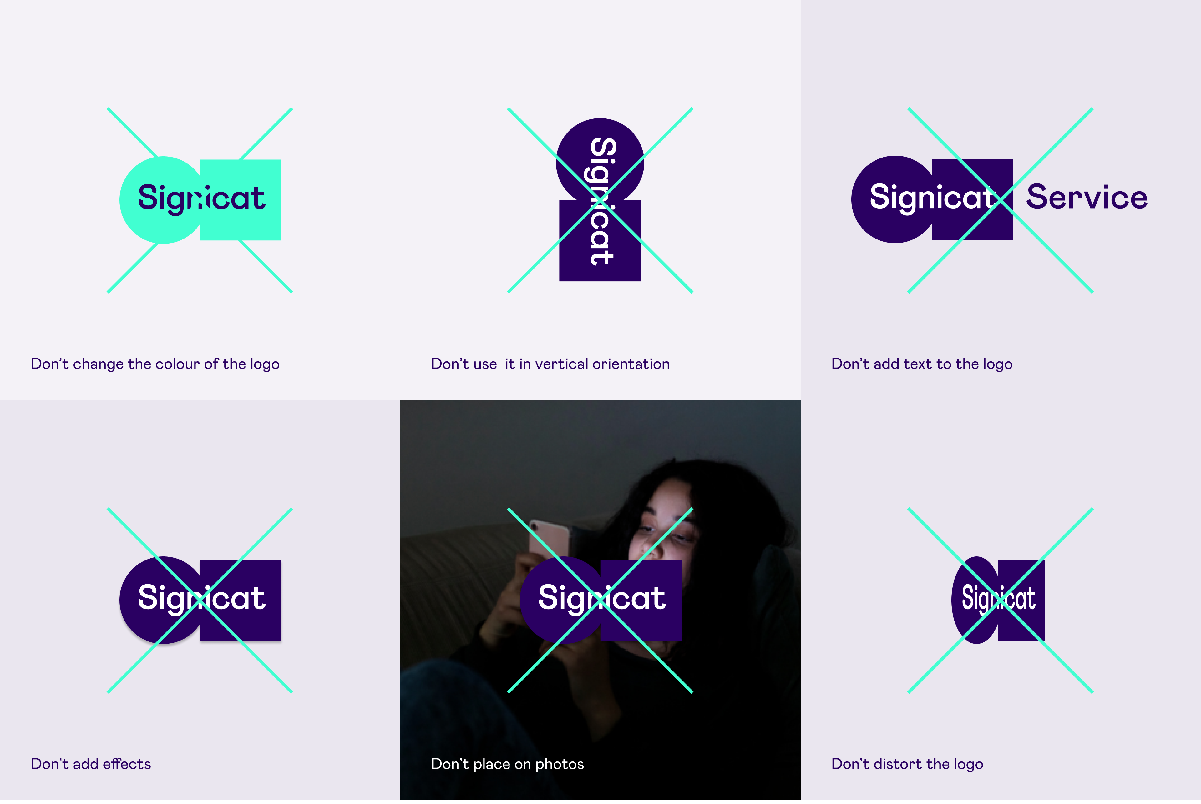 Signicat - brand identity, guideline and assets.