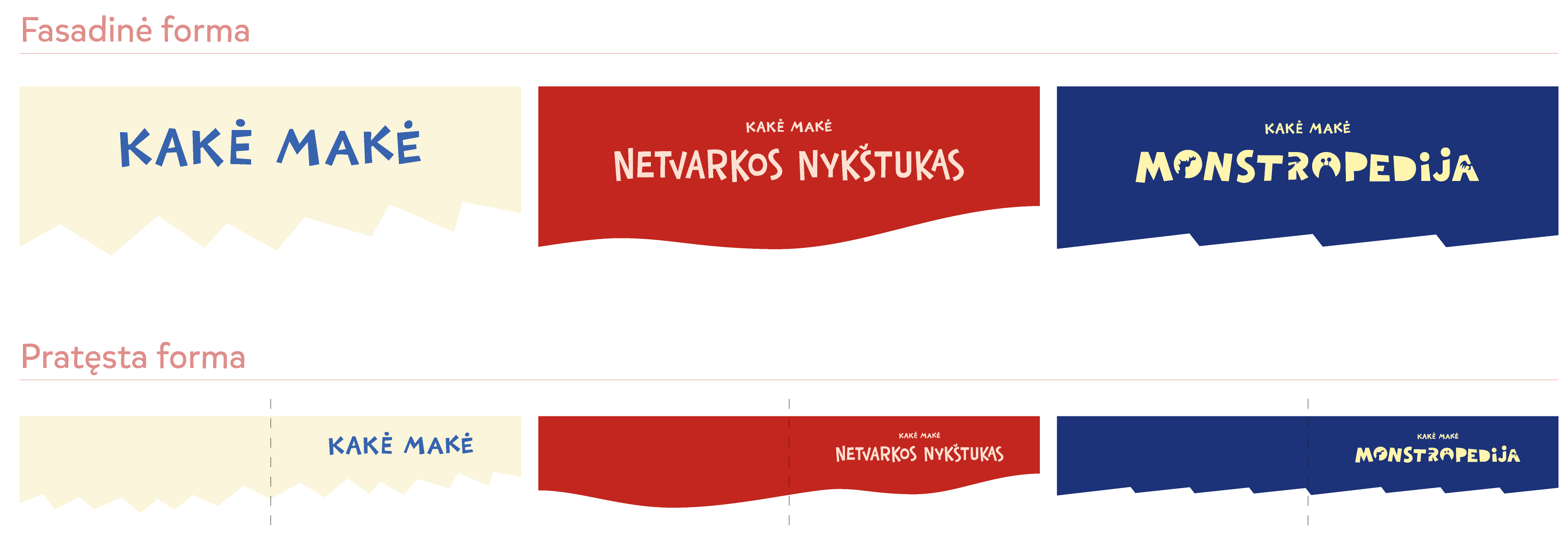 Kakė Makė - brand identity, guideline and assets.