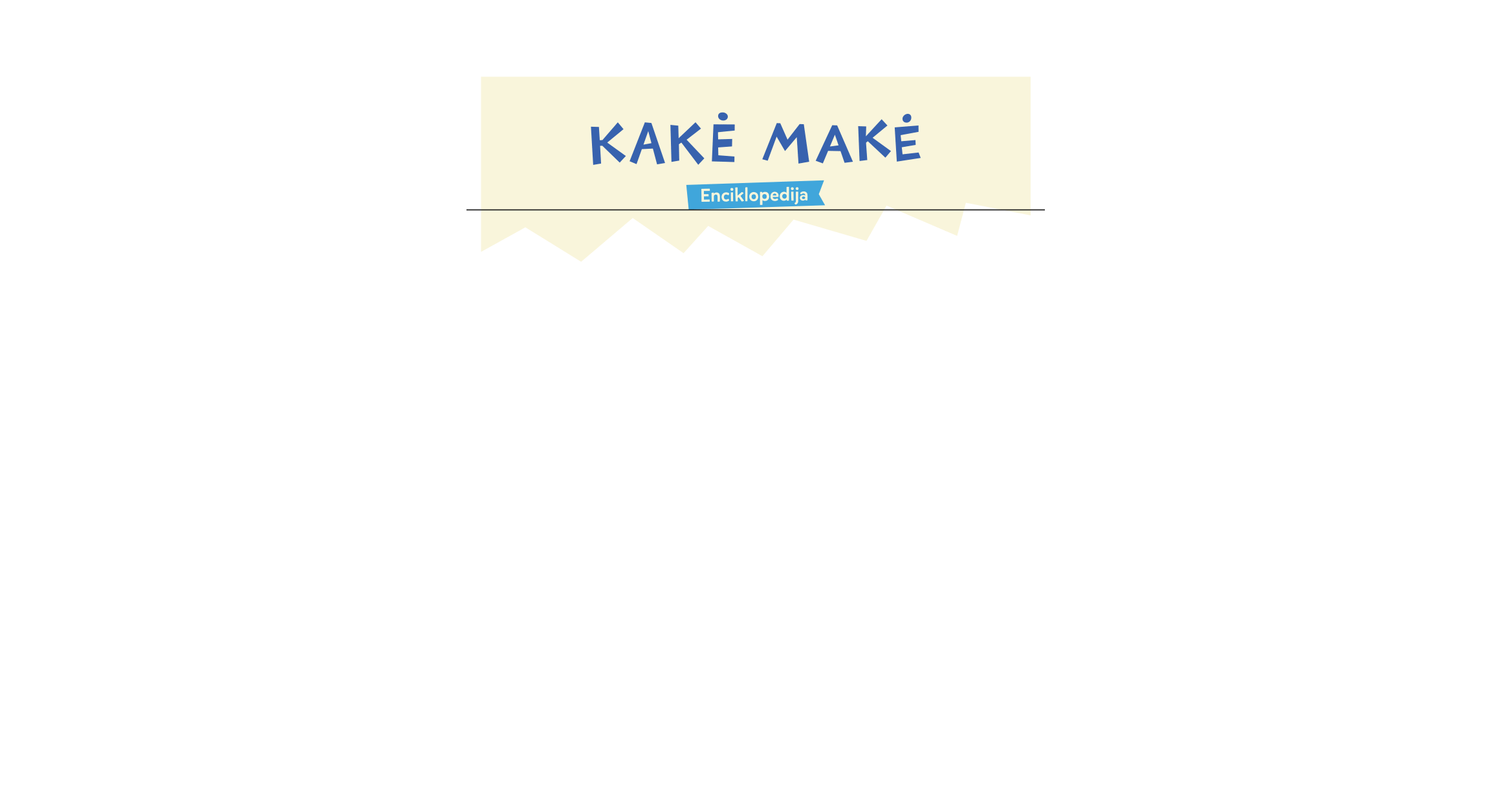 Kakė Makė - brand identity, guideline and assets.