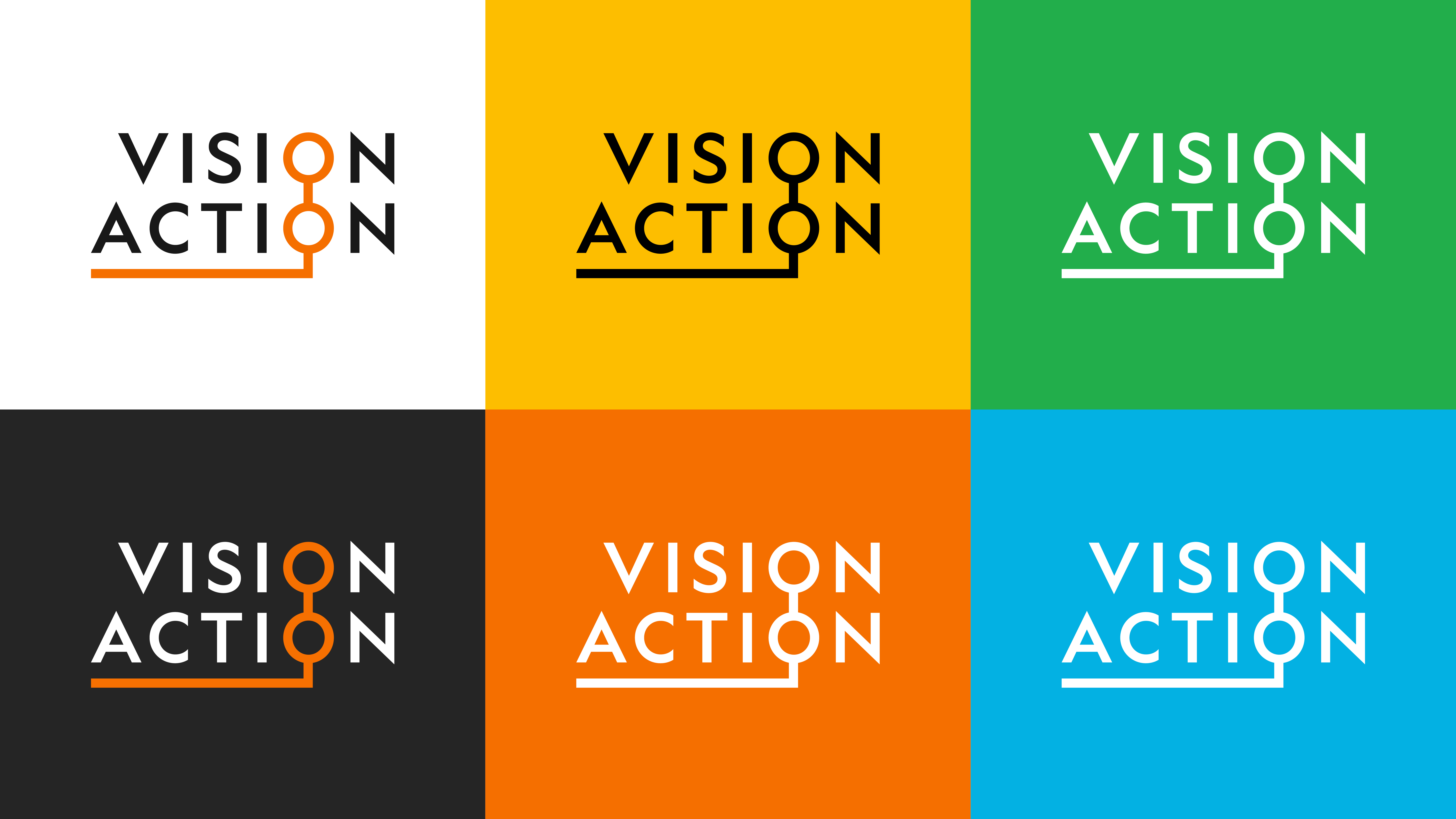 visionaction - brand identity, guideline and assets.