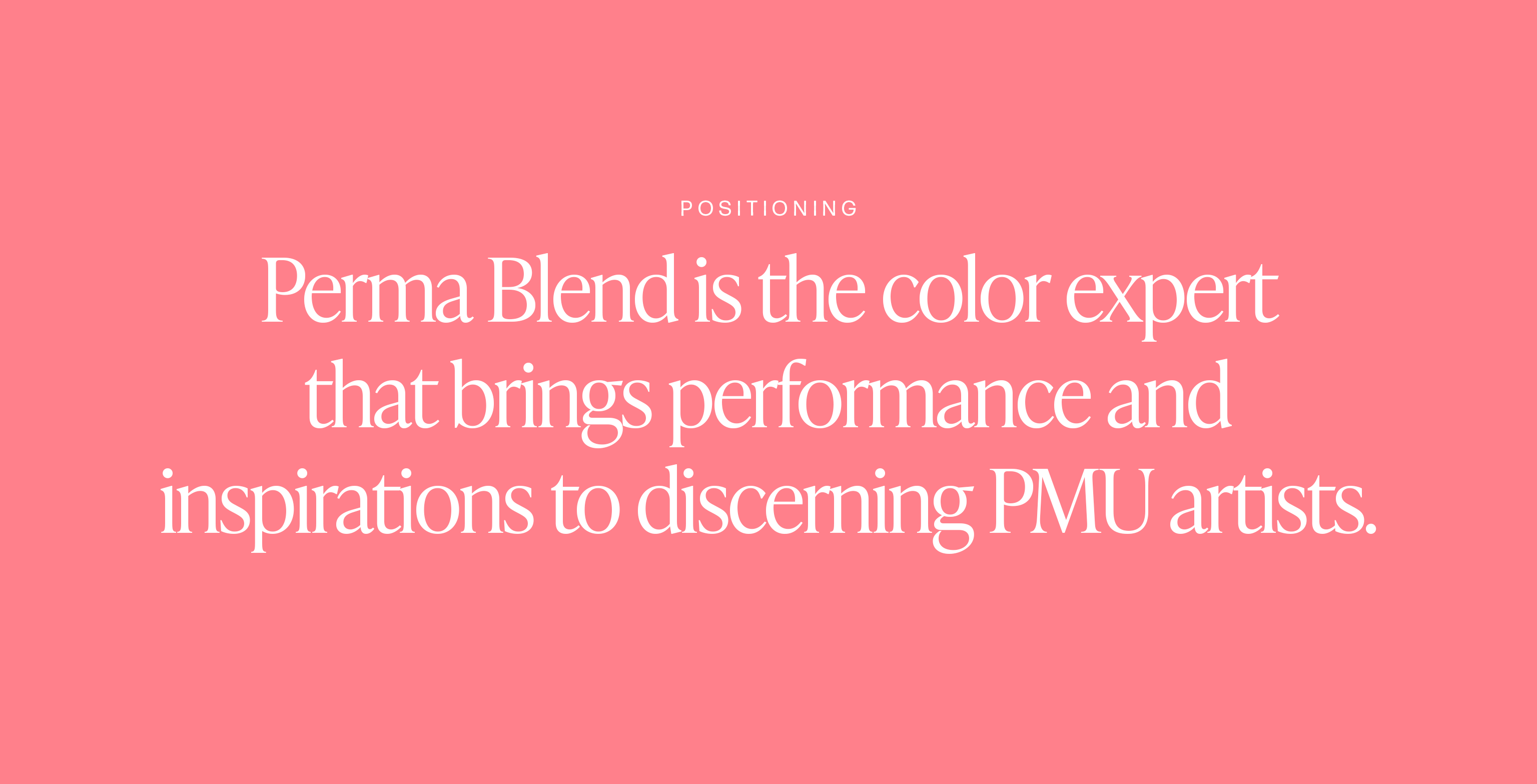 PERMA BLEND - brand identity, guideline and assets.