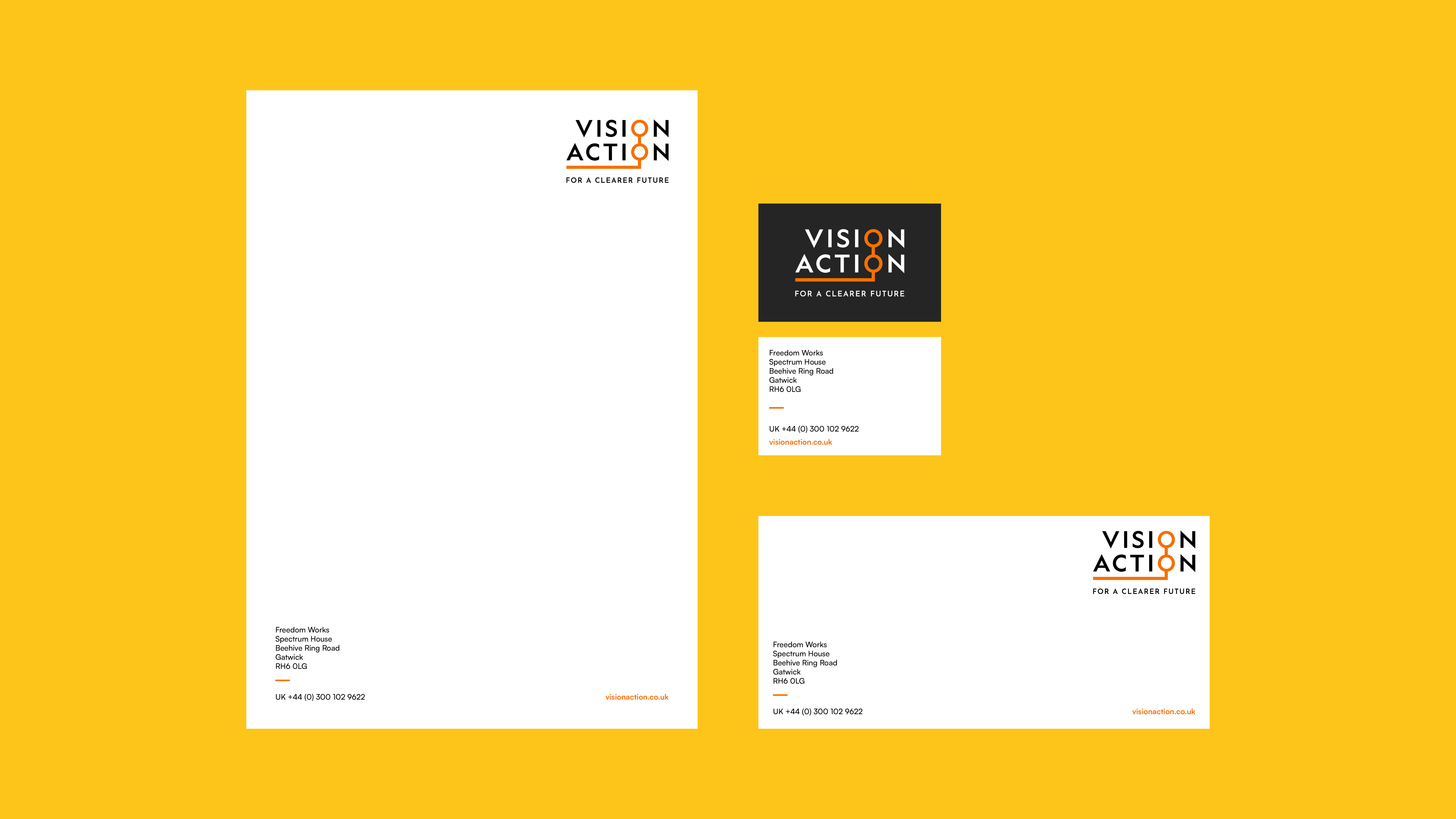 visionaction - brand identity, guideline and assets.