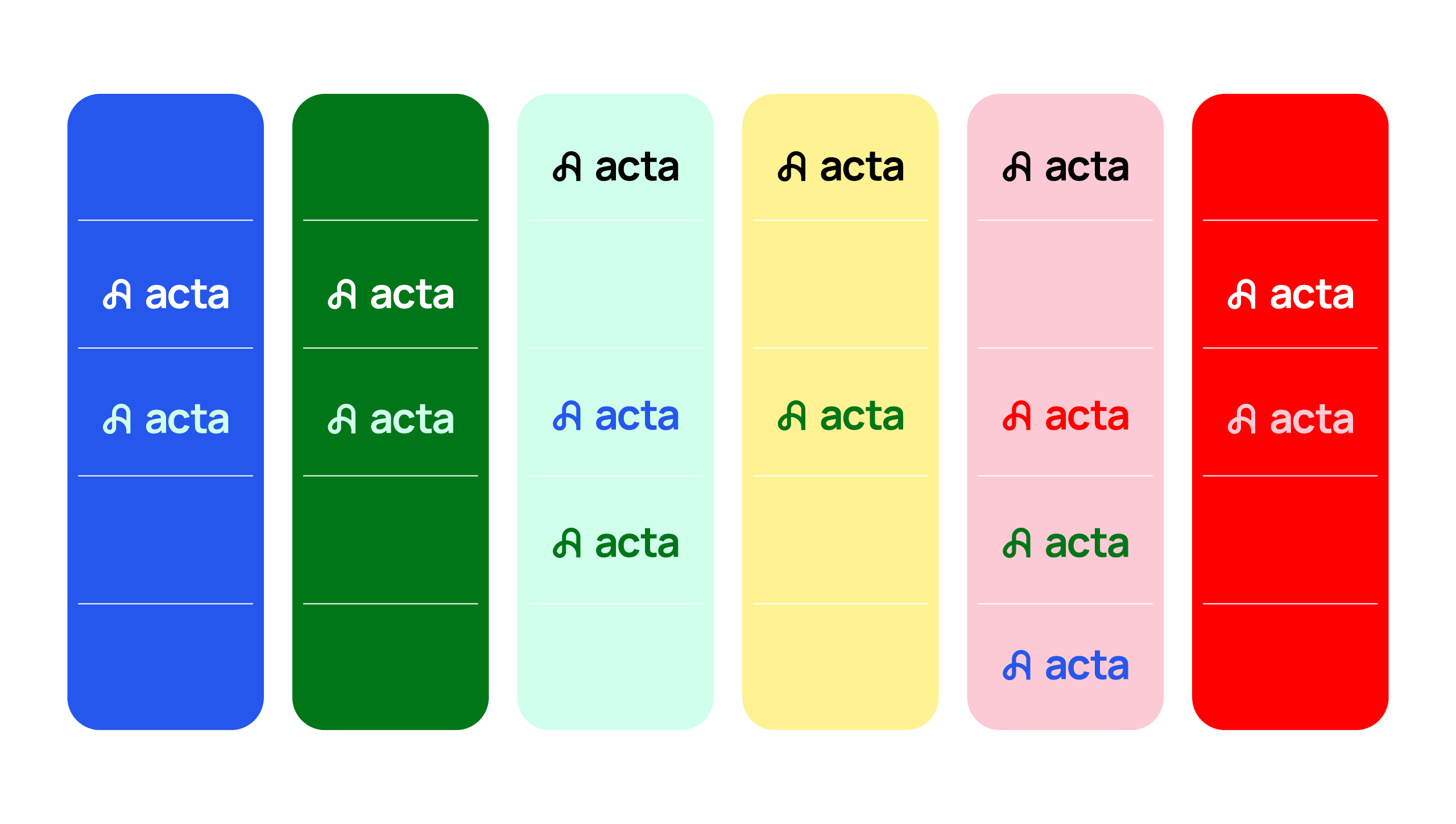Acta - brand identity, guideline and assets.
