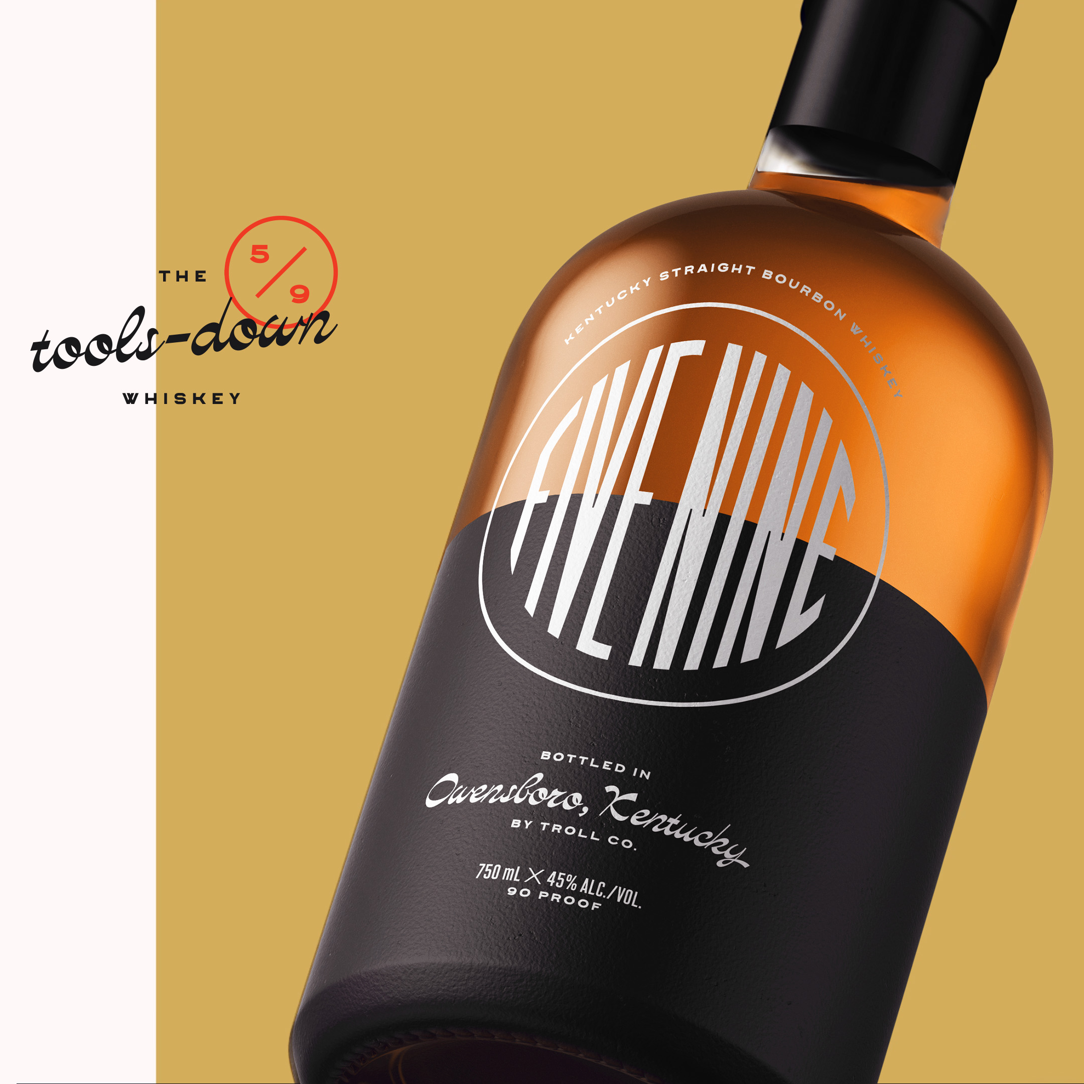 Five Nine Whiskey - brand identity, guideline and assets.