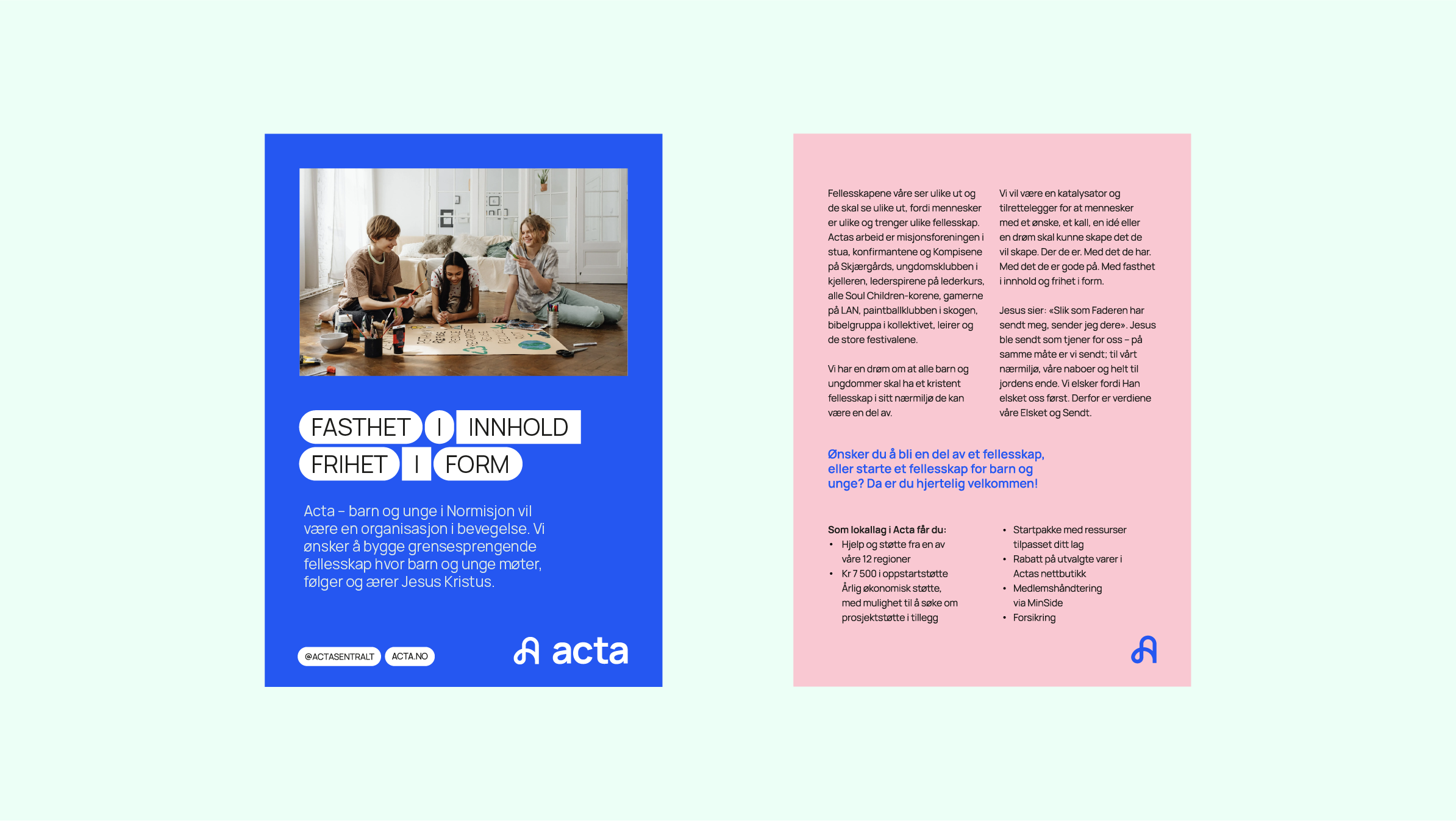 Acta - brand identity, guideline and assets.