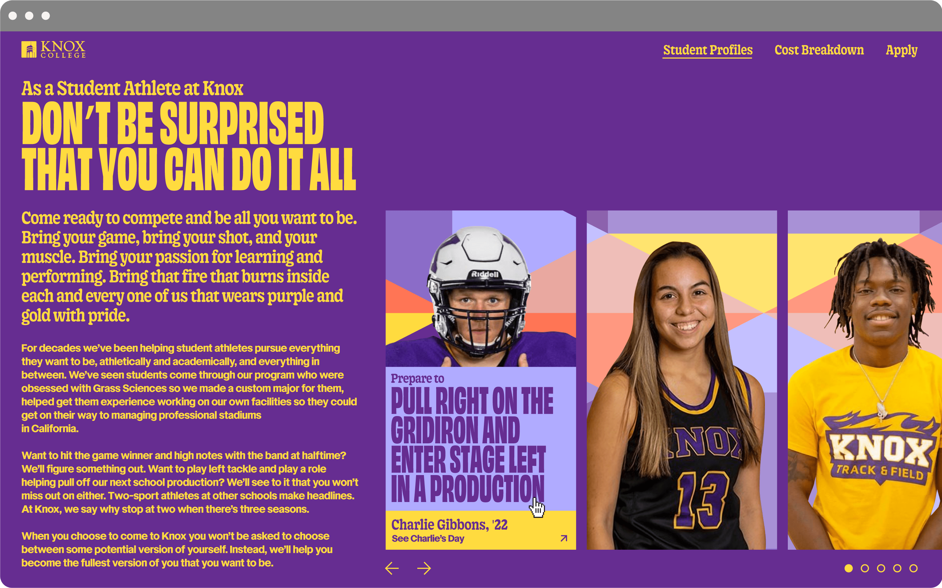 Knox College - brand identity, guideline and assets.