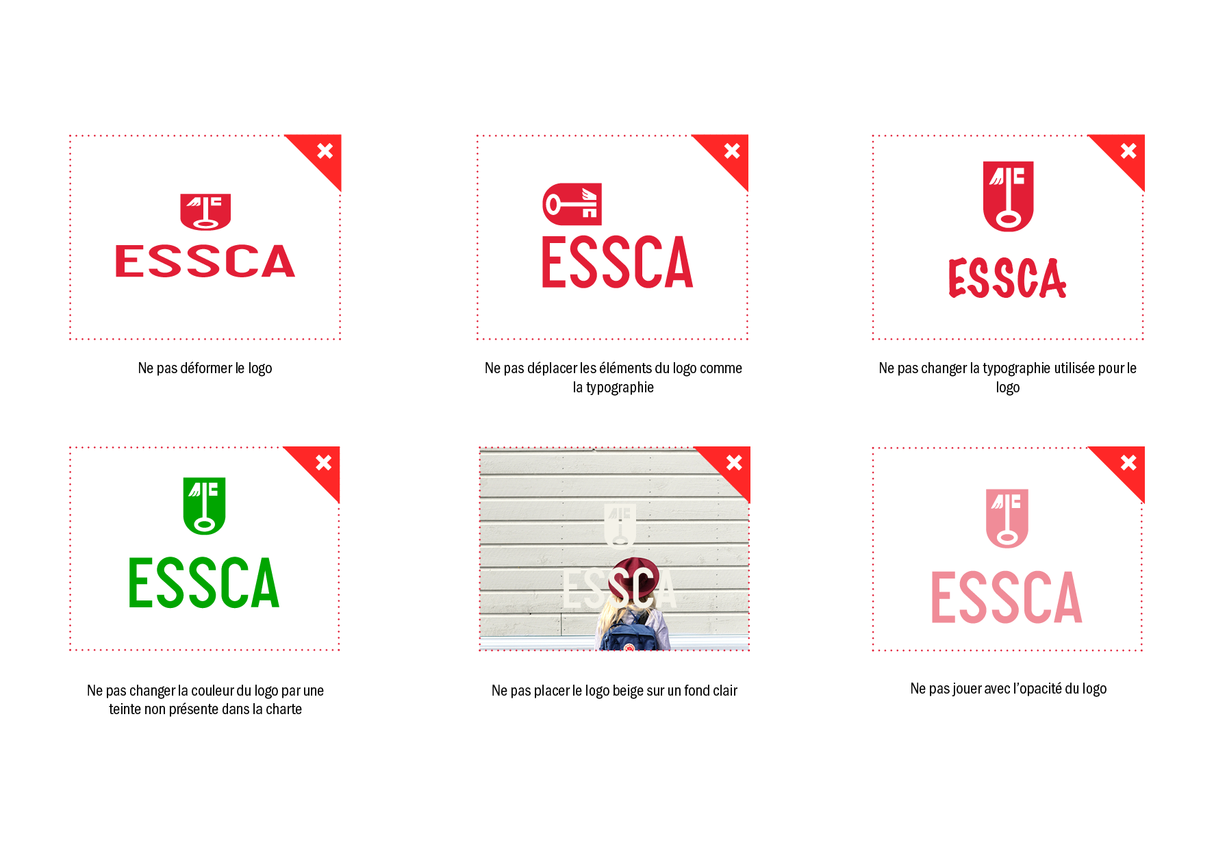ESSCA - brand identity, guideline and assets.