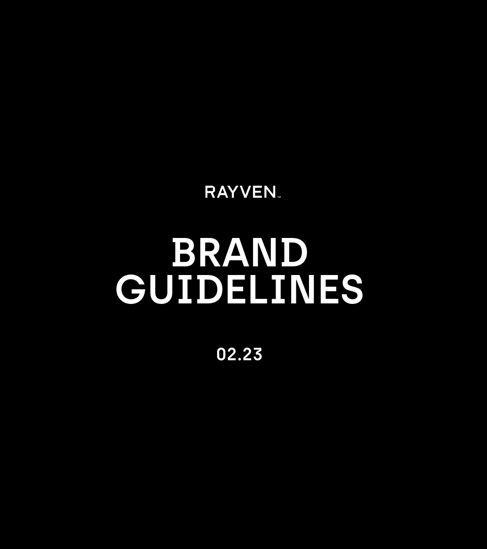 Rayven - brand identity, guideline and assets.
