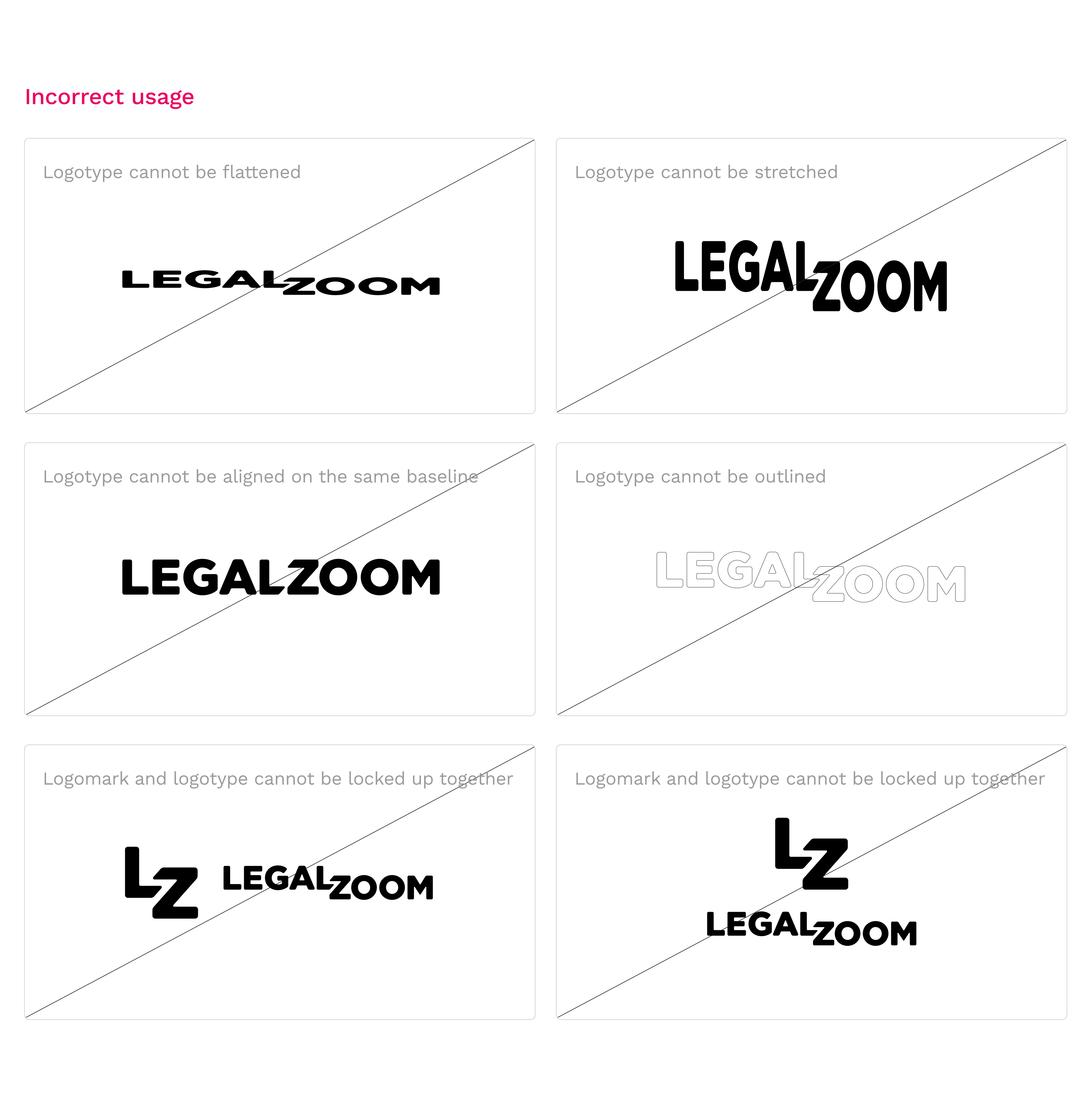 LegalZoom - brand identity, guideline and assets.