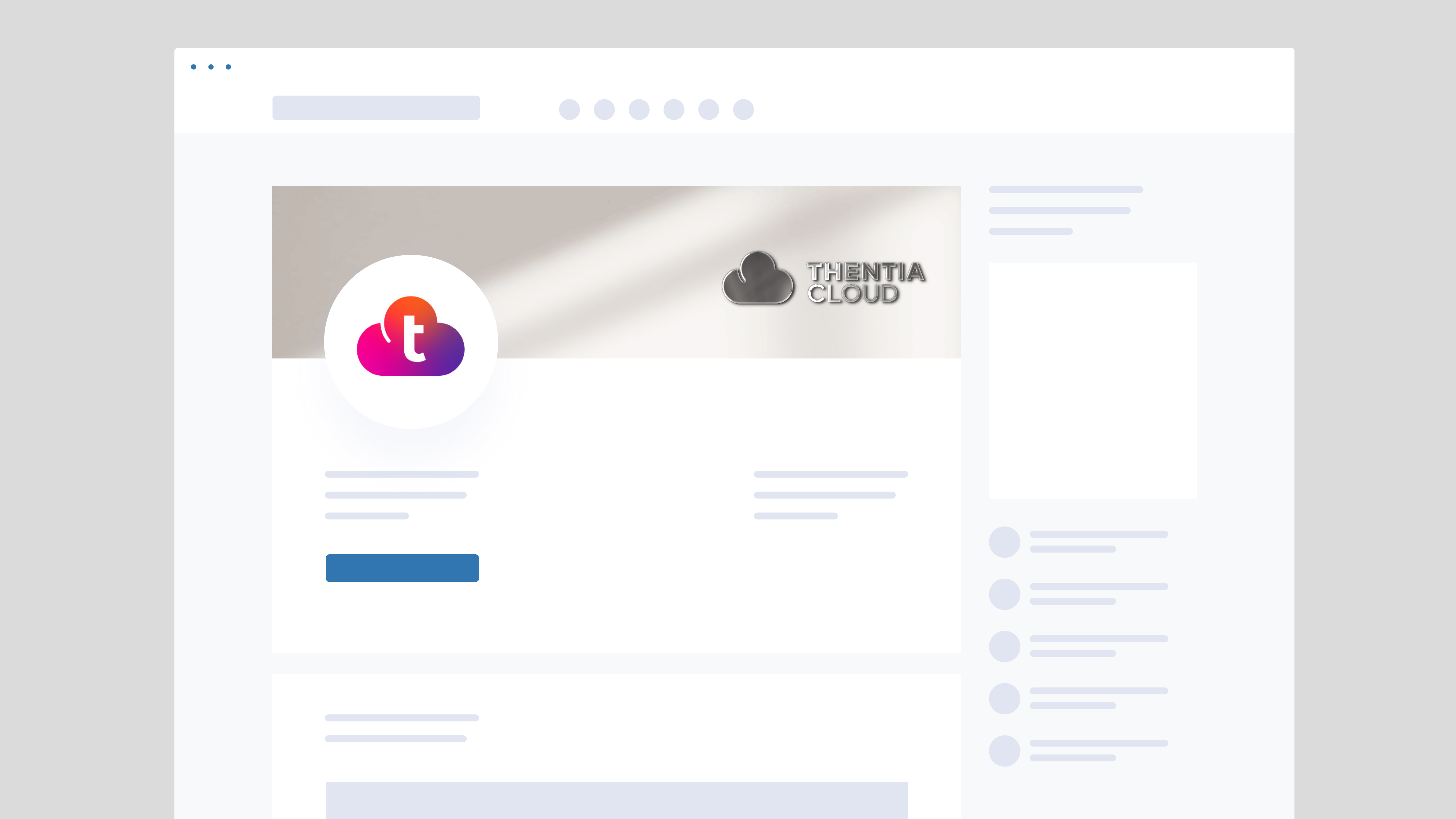 Thentia Cloud - brand identity, guideline and assets.