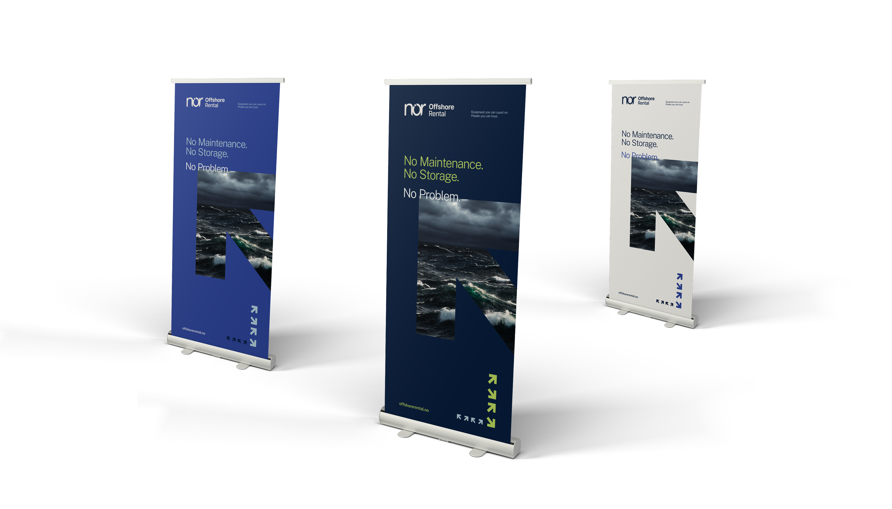 NOR Offshore Rental - brand identity, guideline and assets.