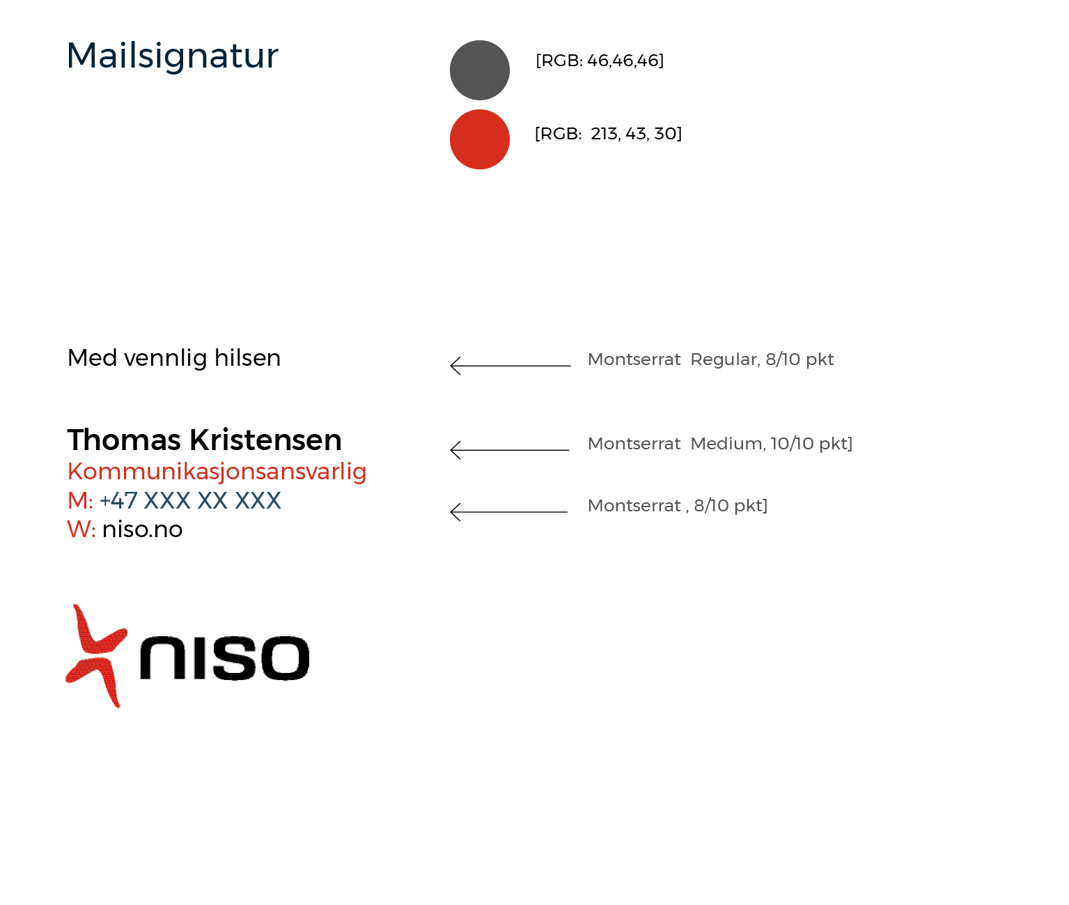 Niso - brand identity, guideline and assets.