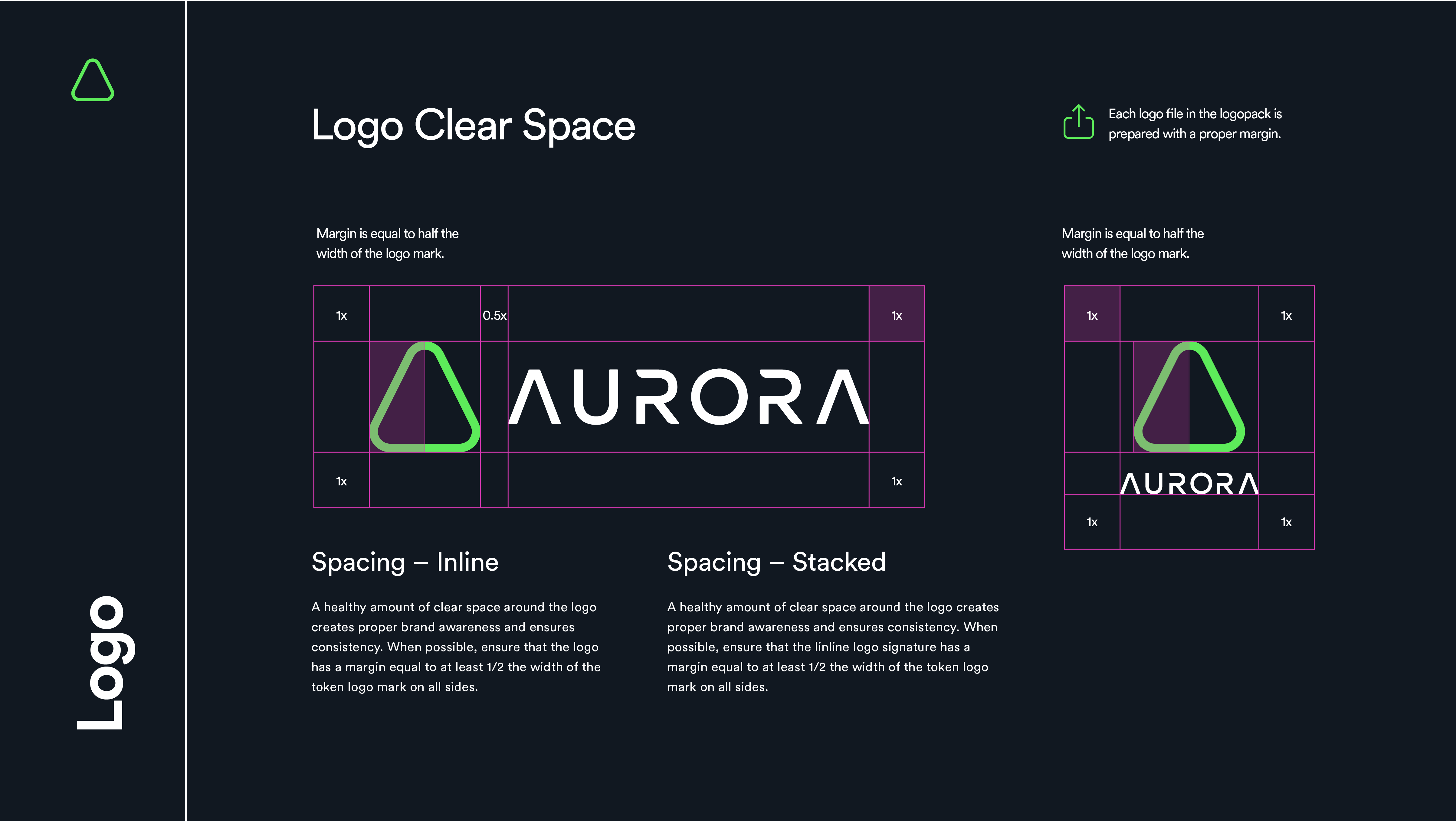 Aurora - brand identity, guideline and assets.