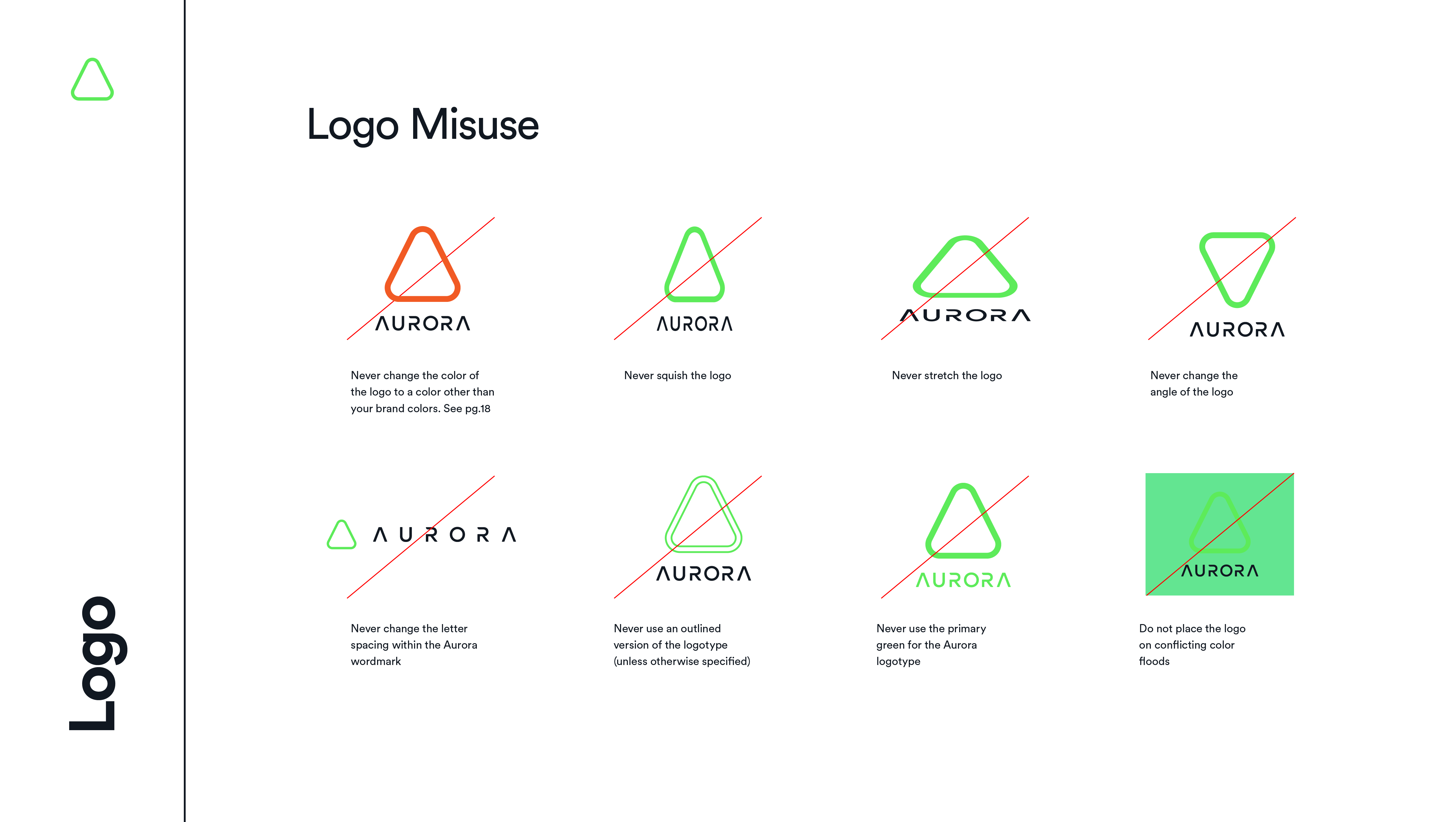 Aurora - brand identity, guideline and assets.