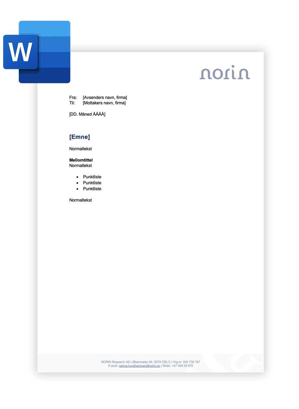 Norin - brand identity, guideline and assets.