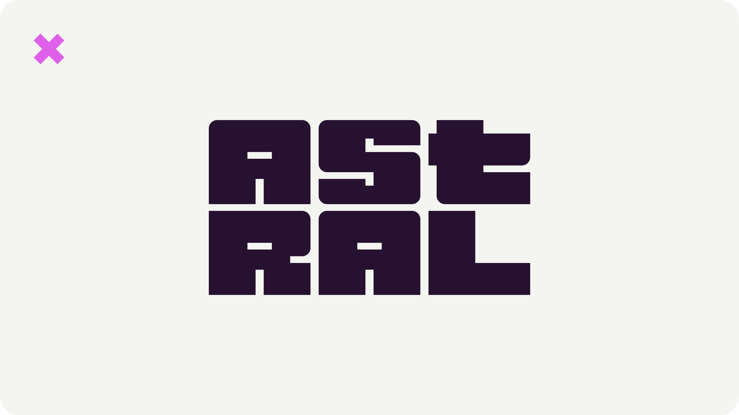 Astral - brand identity, guideline and assets.