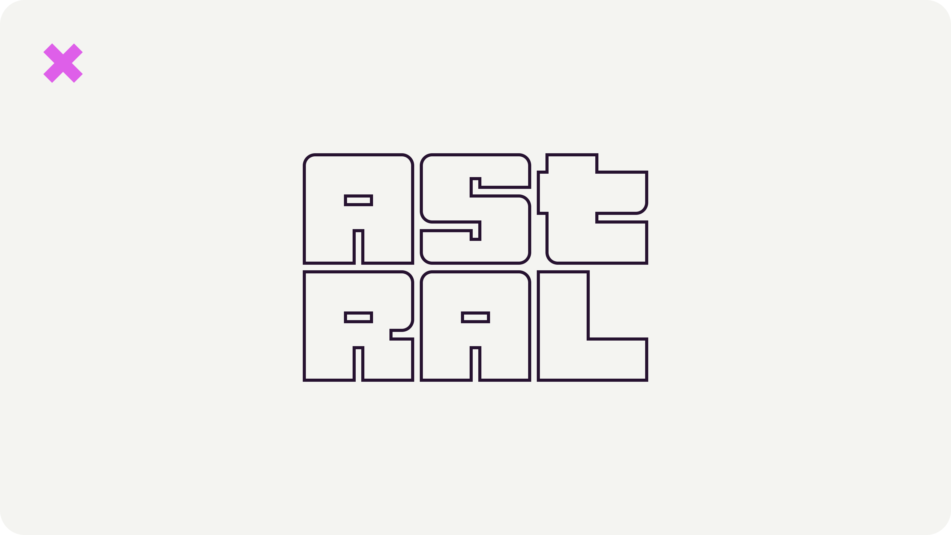 Astral - brand identity, guideline and assets.