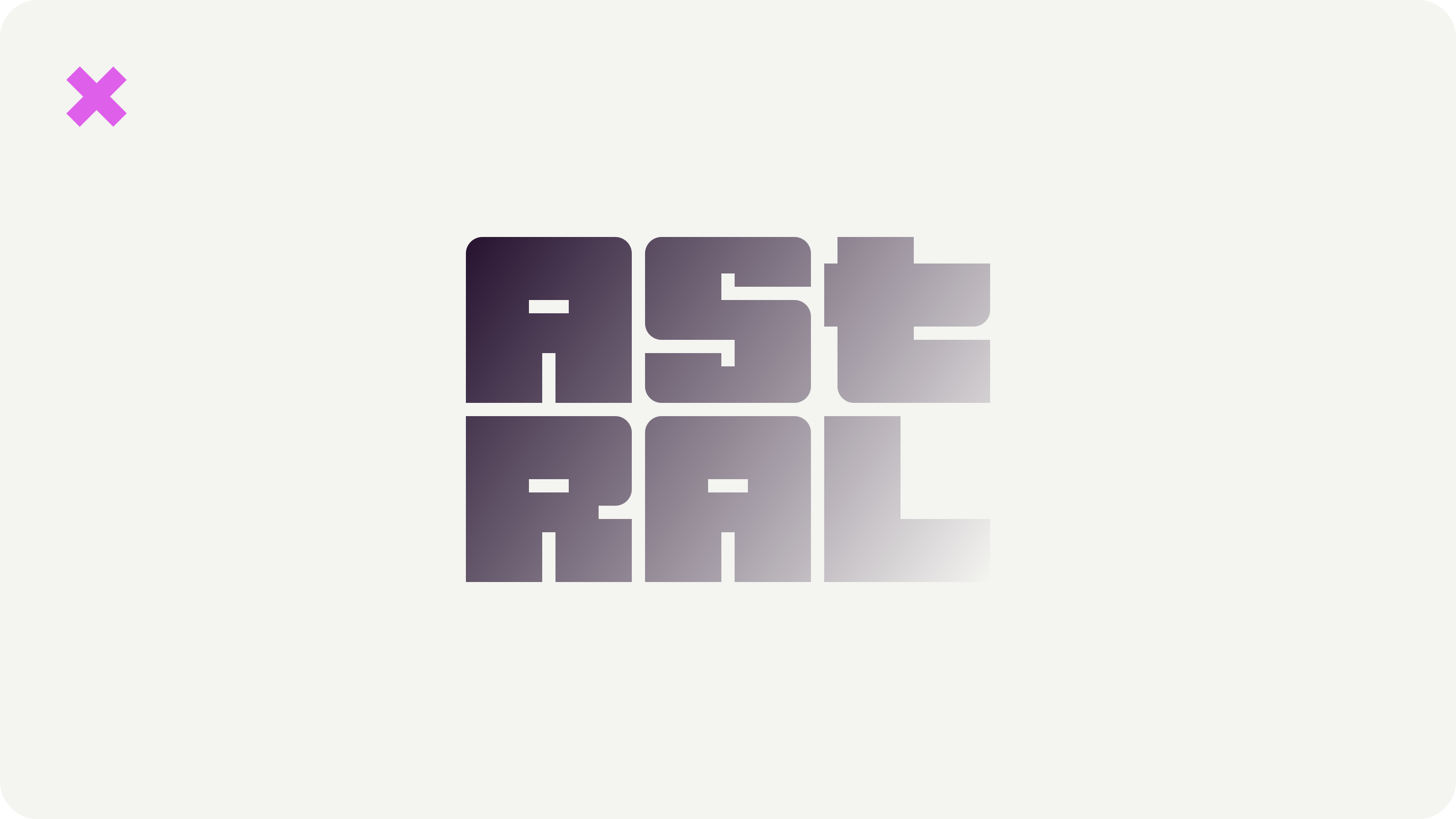 Astral - brand identity, guideline and assets.