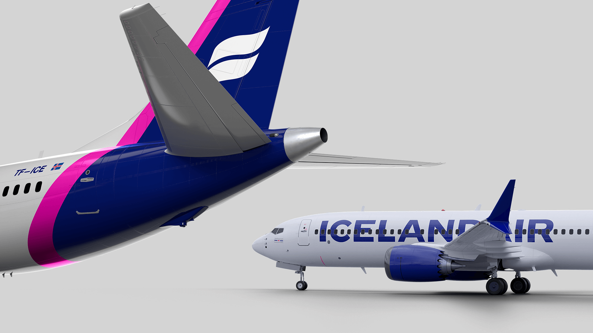 Icelandair - brand identity, guideline and assets.