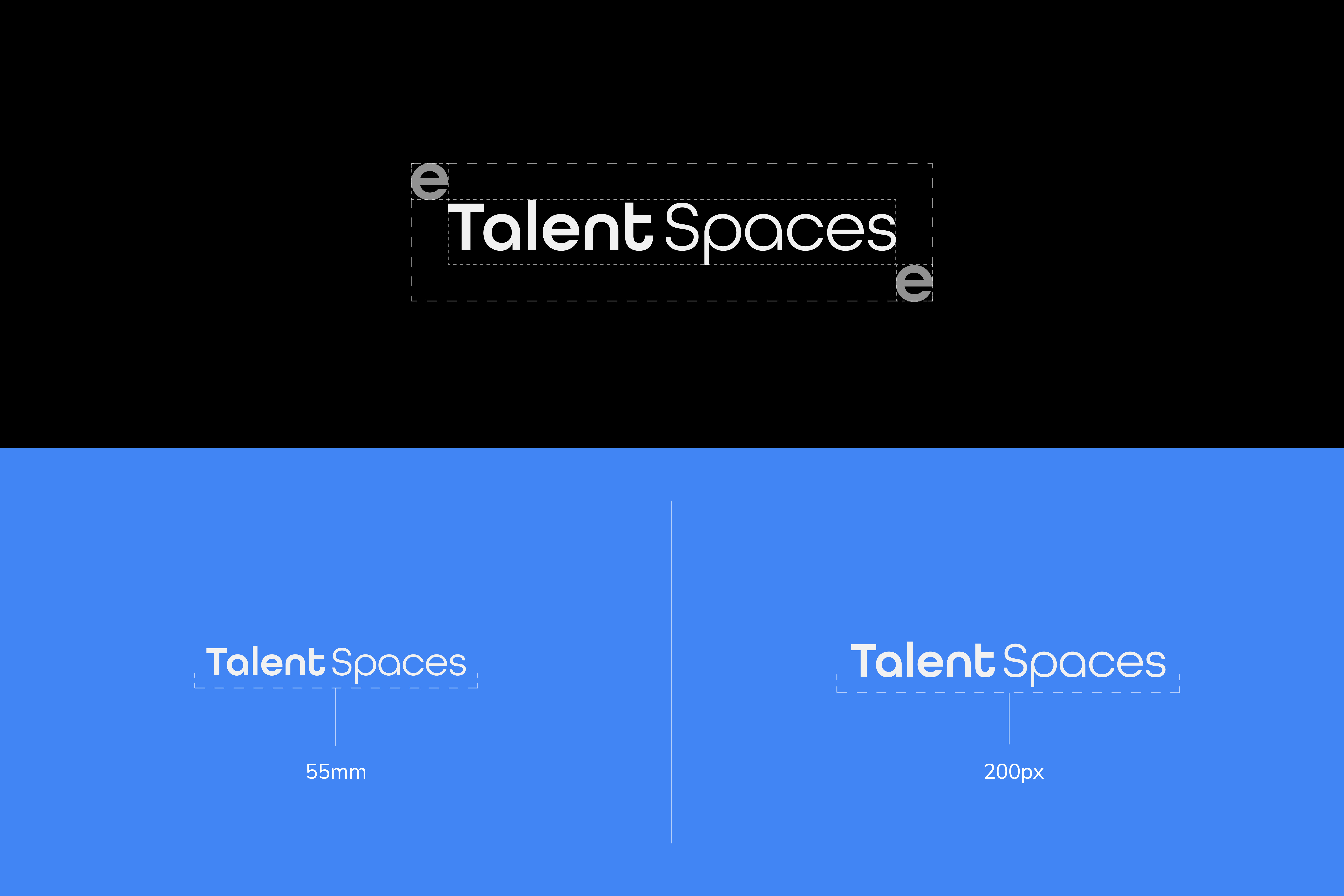 Talent Spaces - brand identity, guideline and assets.