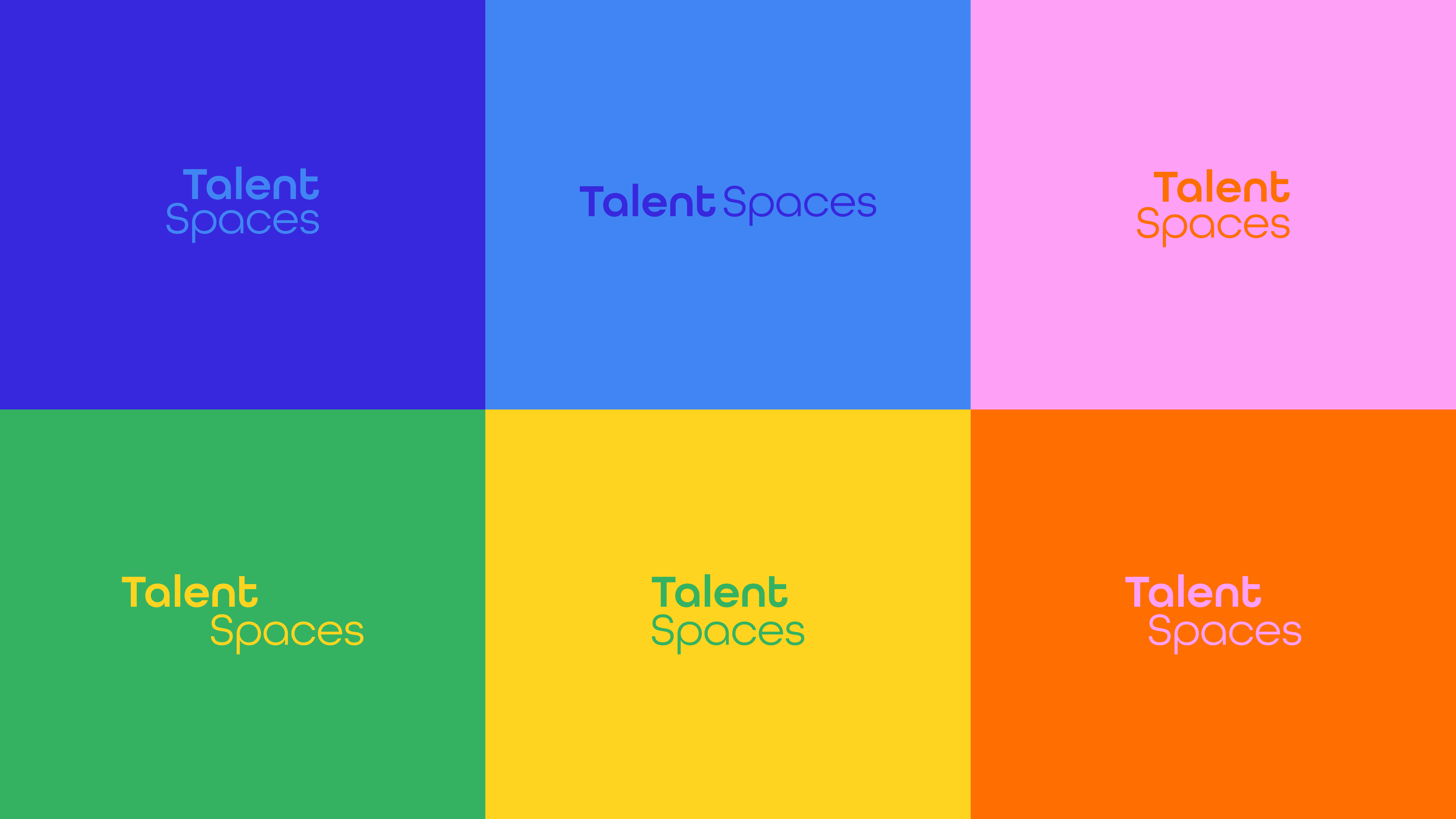 Talent Spaces - brand identity, guideline and assets.