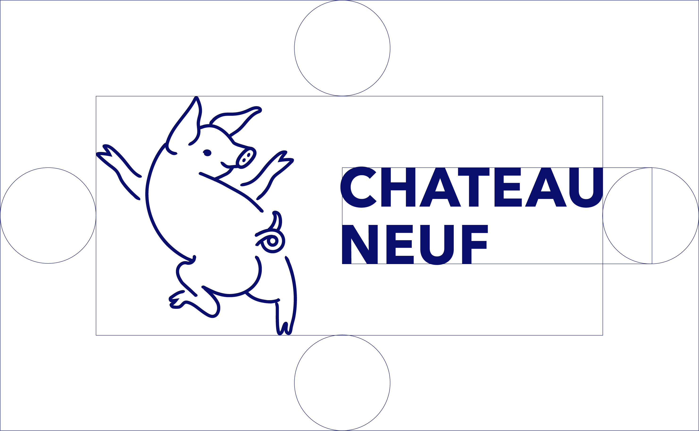Chateau Neuf - brand identity, guideline and assets.