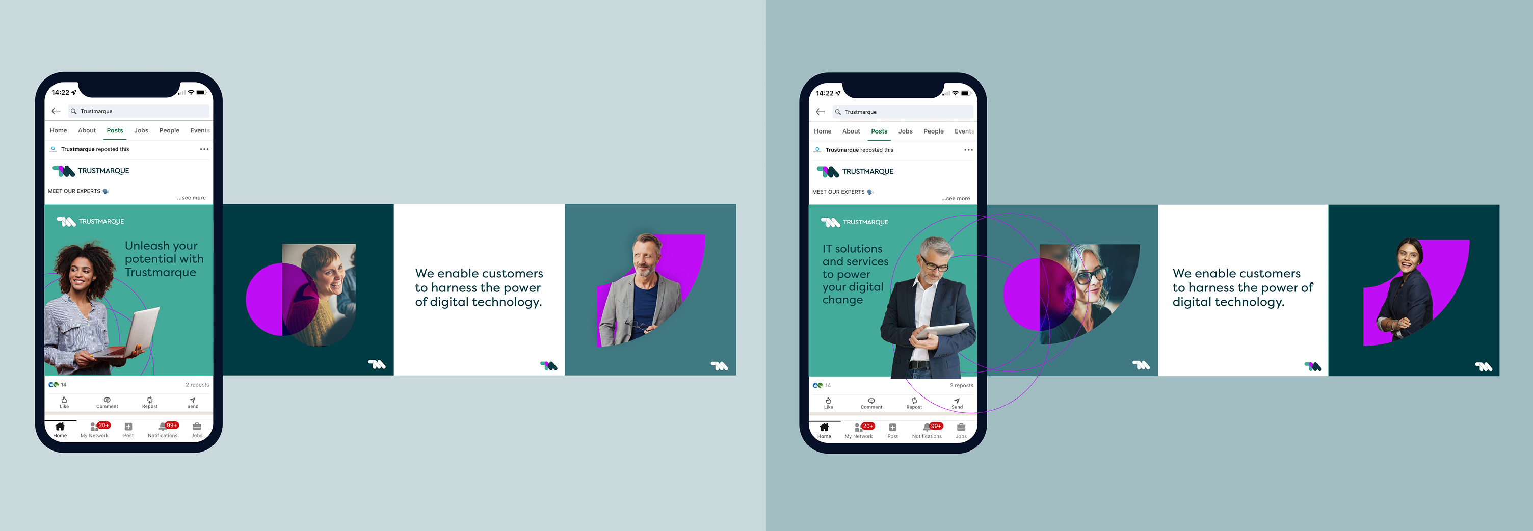 Trustmarque - brand identity, guideline and assets.