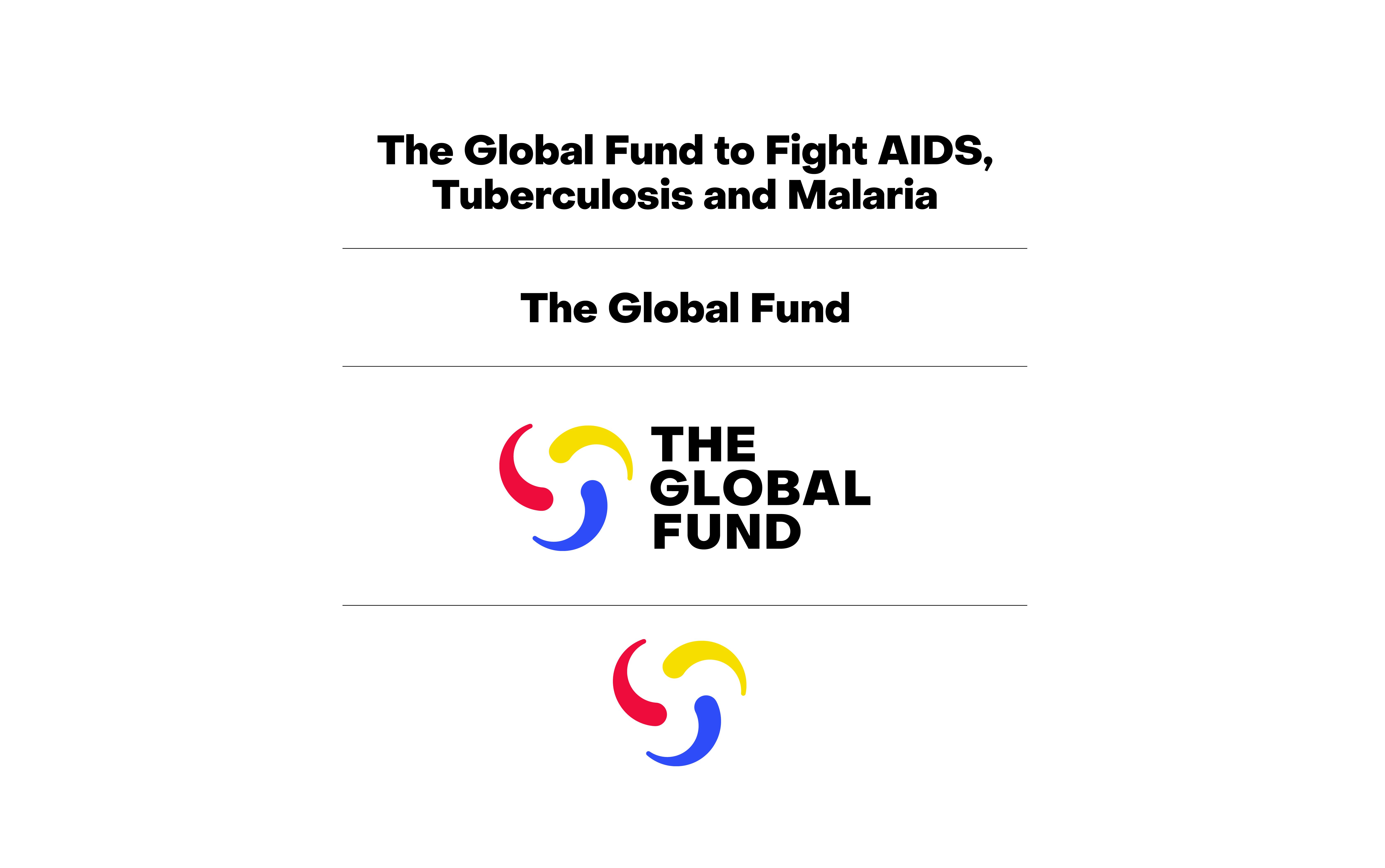 The Global Fund–Partners - brand identity, guideline and assets.
