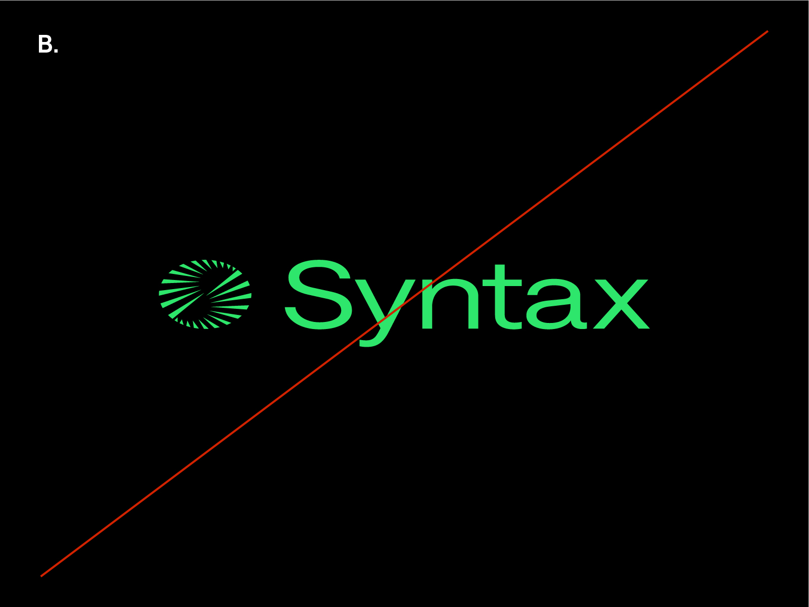 Syntax - brand identity, guideline and assets.