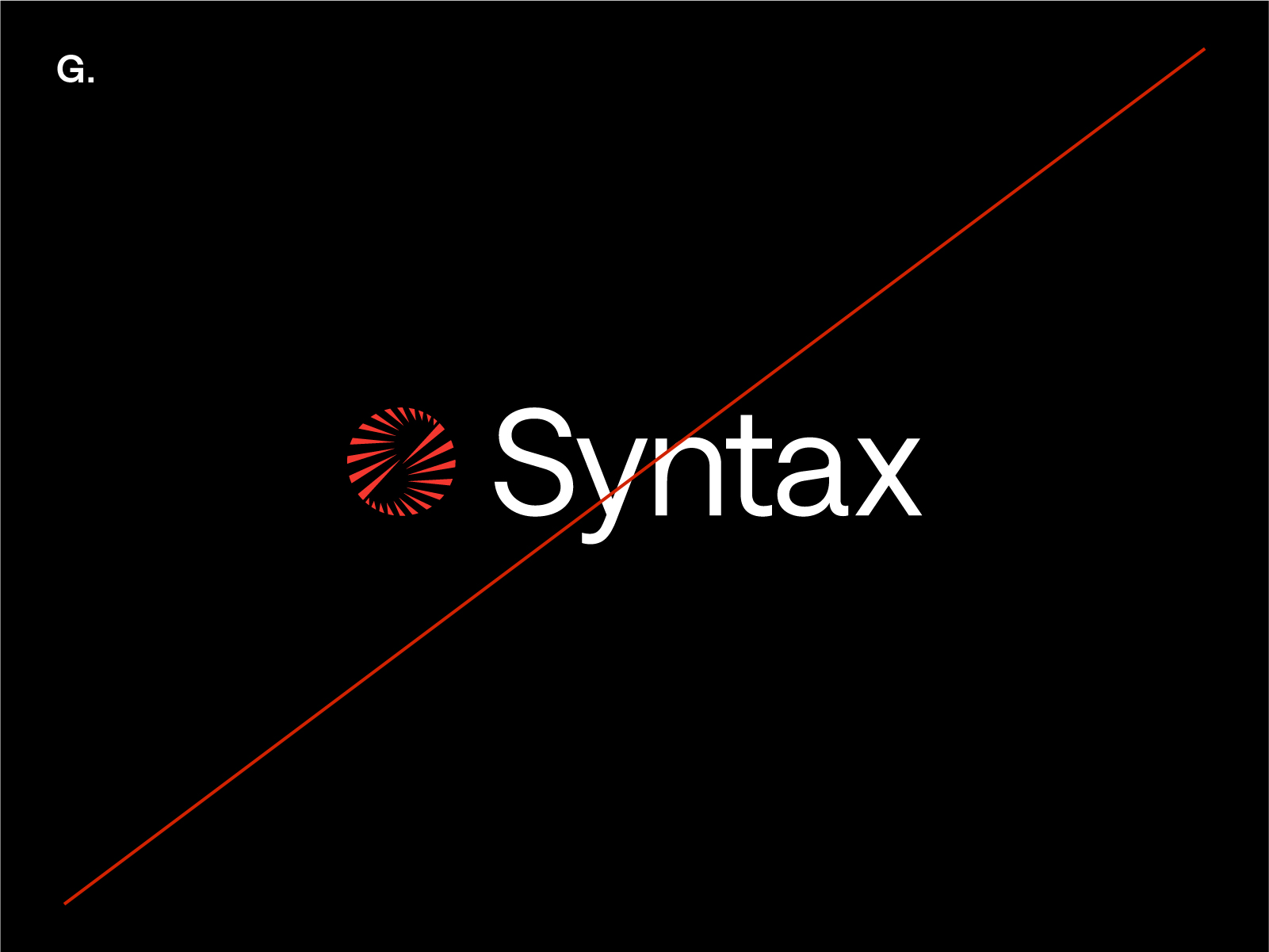 Syntax - brand identity, guideline and assets.