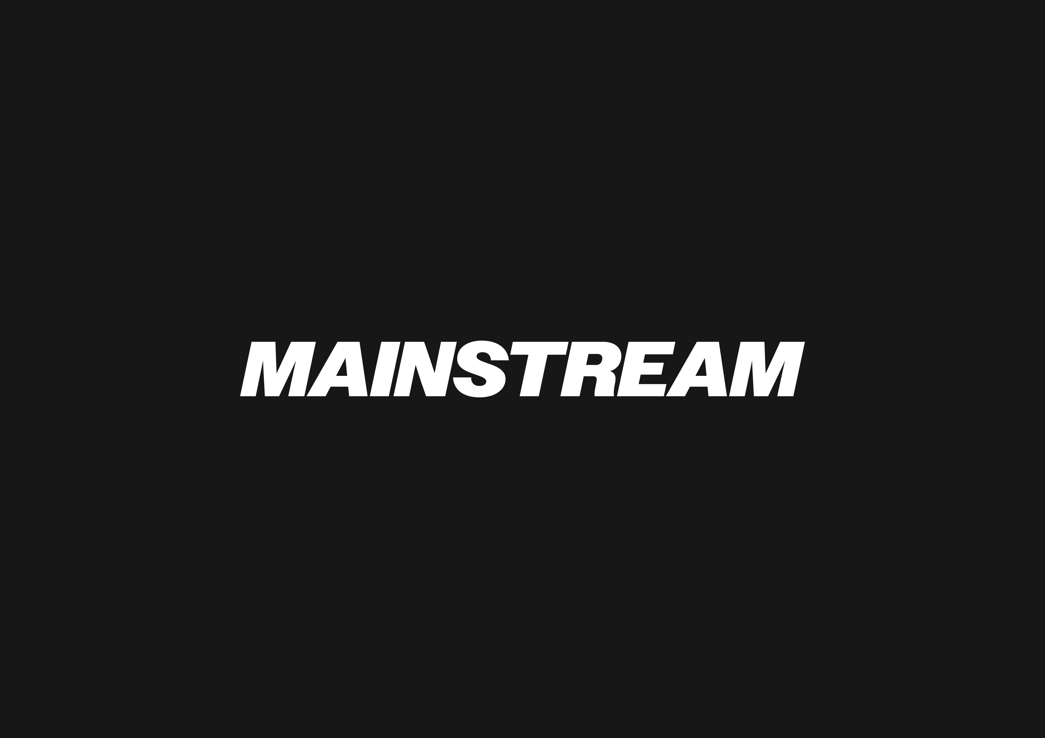 Mainstream - brand identity, guideline and assets.