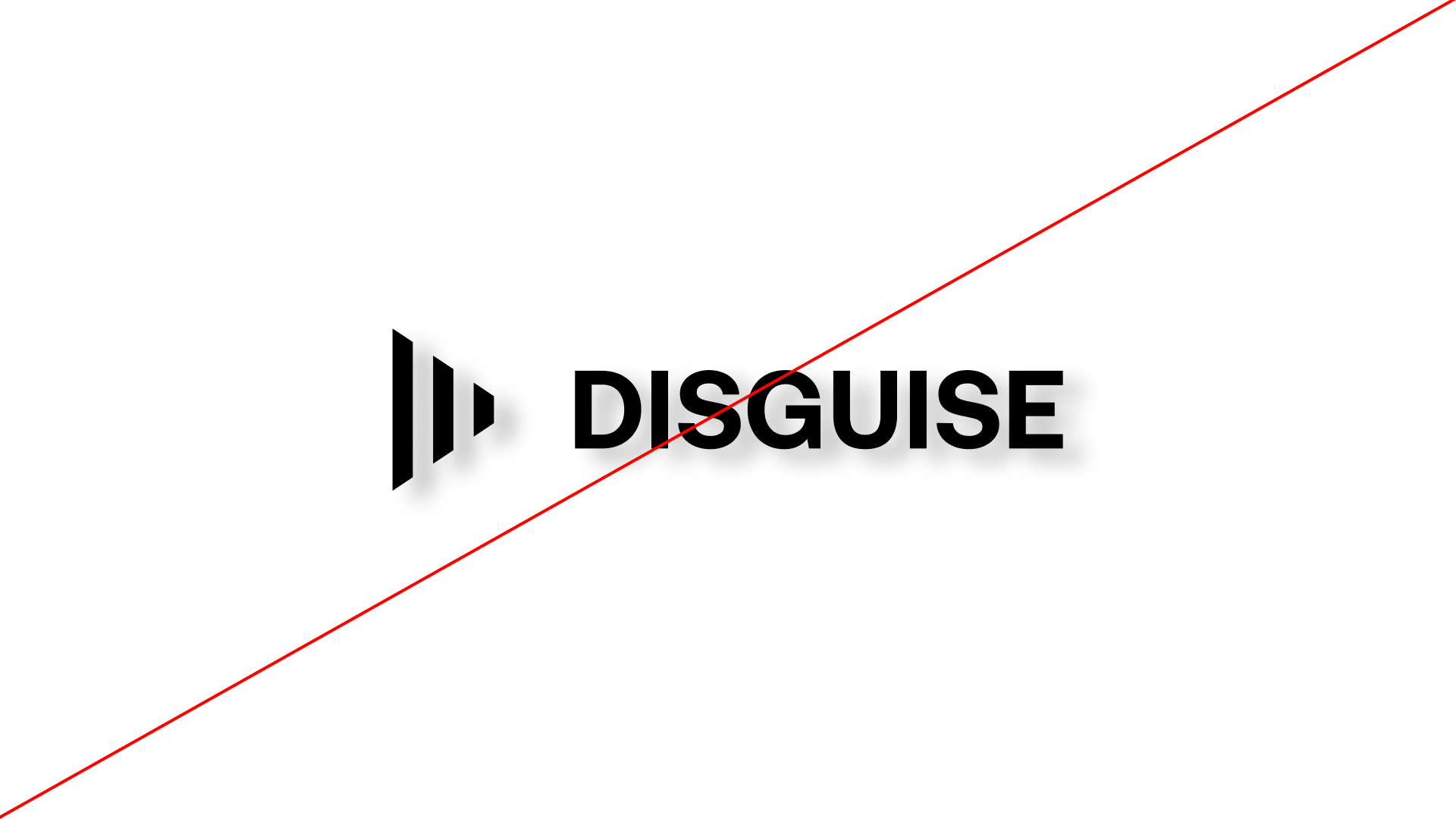 Disguise - brand identity, guideline and assets.