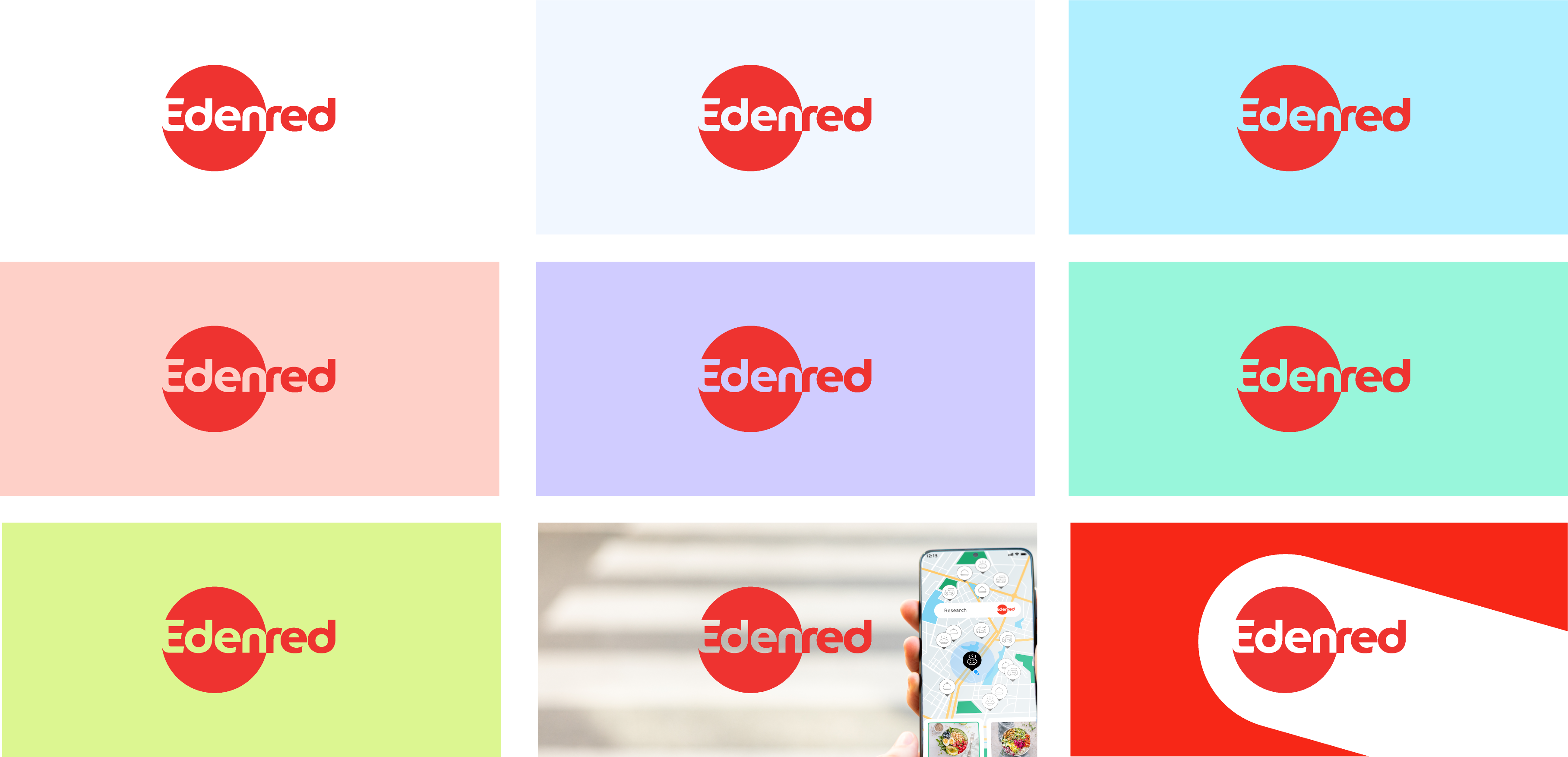 Edenred - brand identity, guideline and assets.