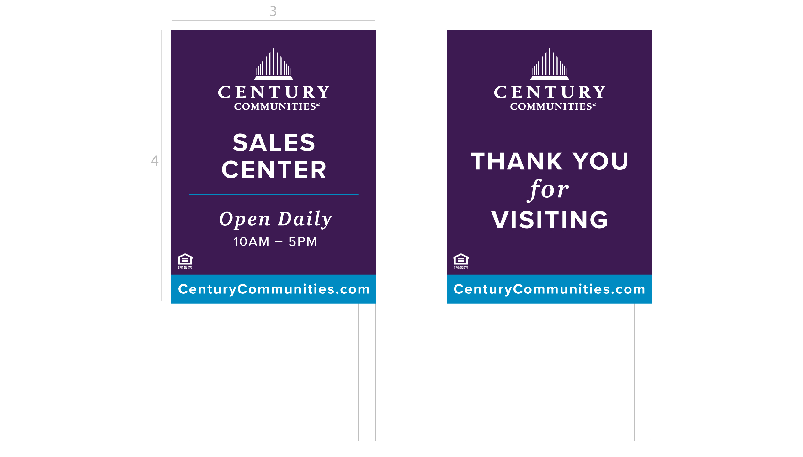 Century Signage - brand identity, guideline and assets.