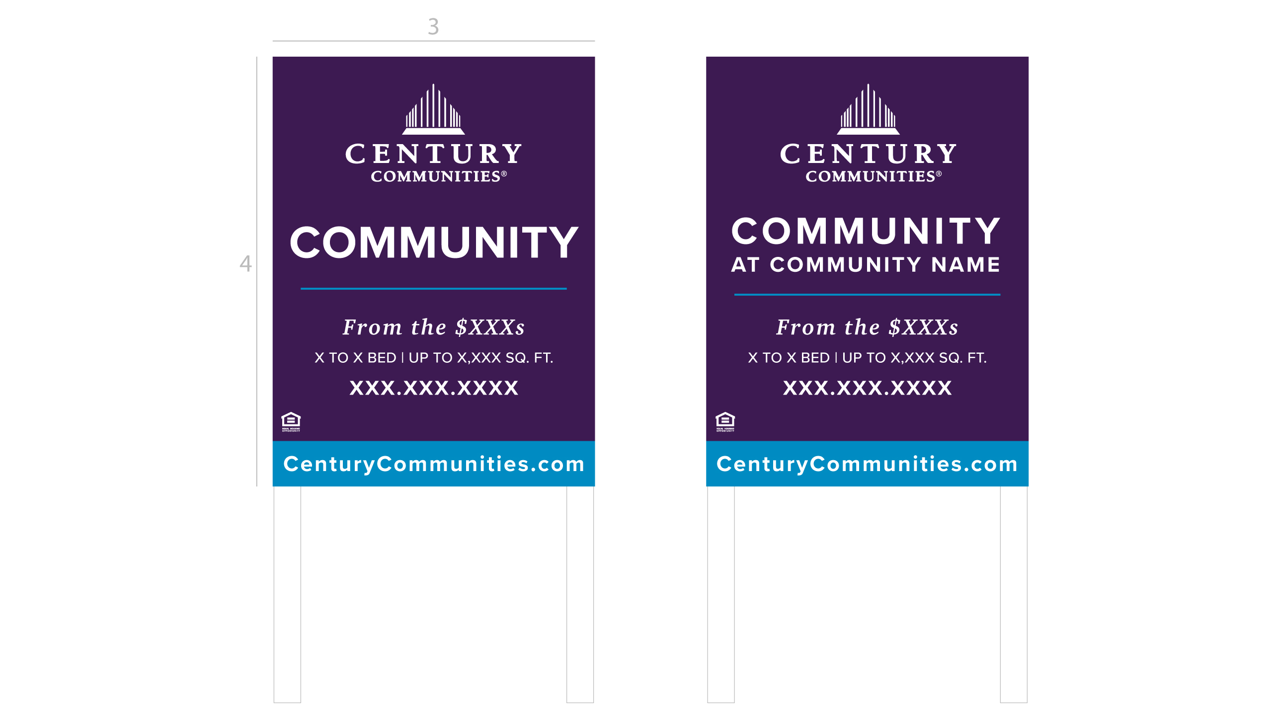 Century Signage - brand identity, guideline and assets.