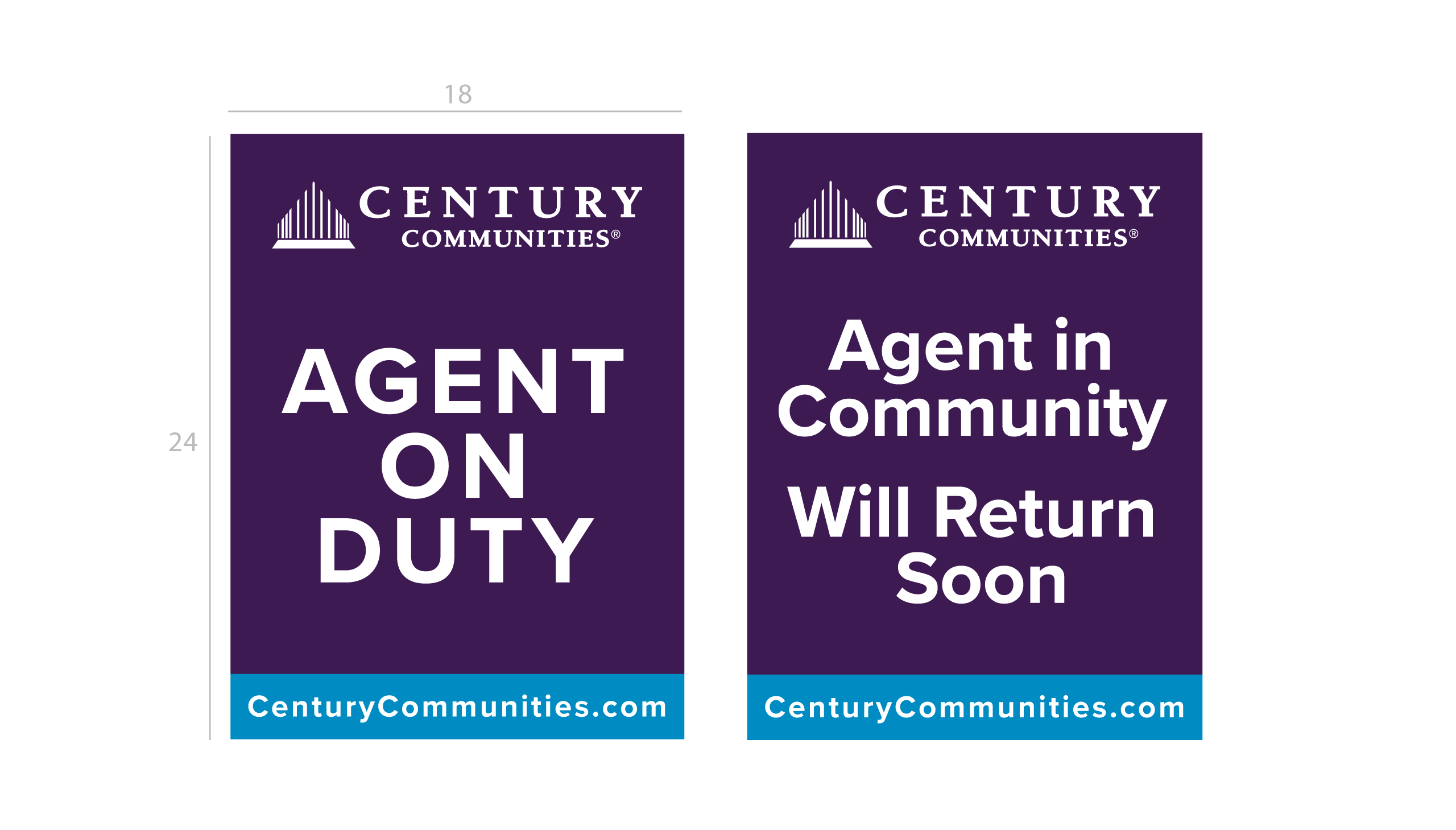 Century Signage - brand identity, guideline and assets.