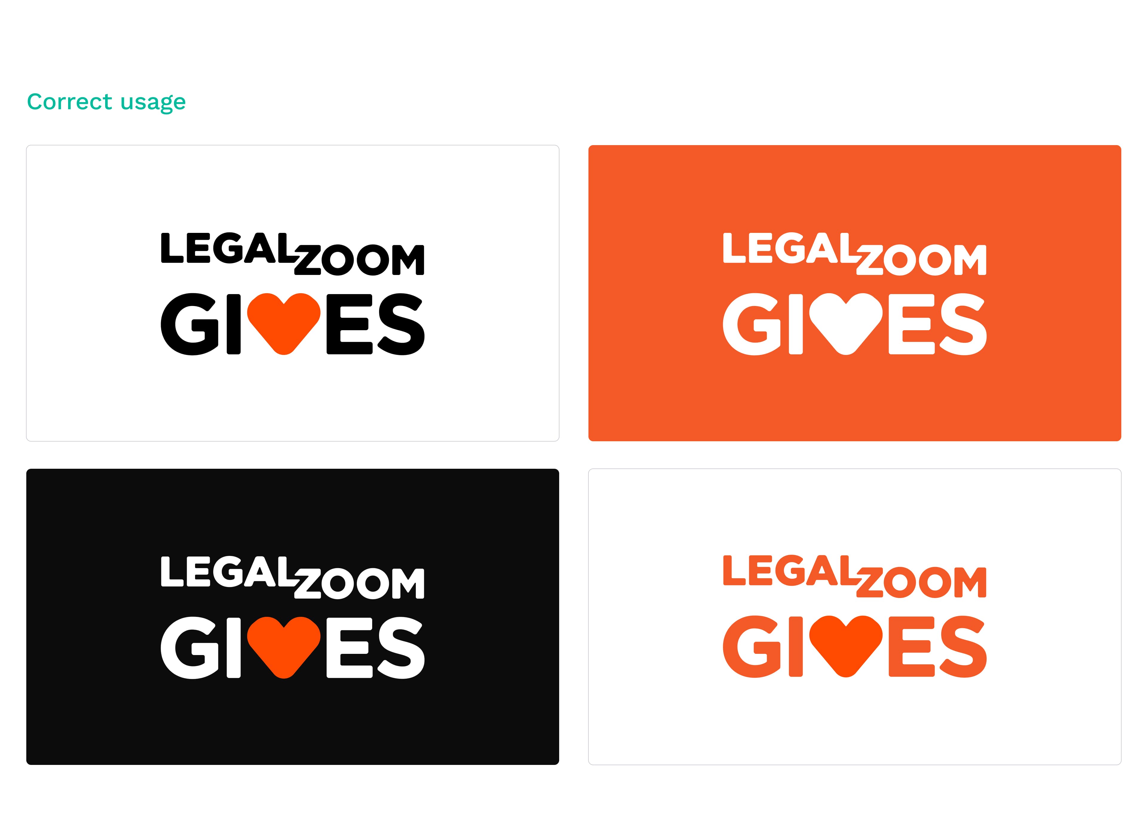 LegalZoom - brand identity, guideline and assets.
