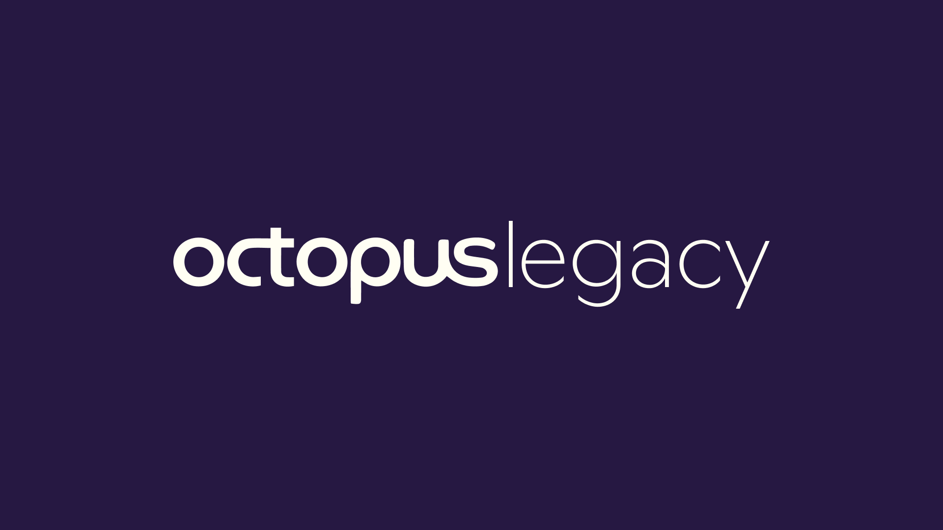 Octopus Legacy - brand identity, guideline and assets.