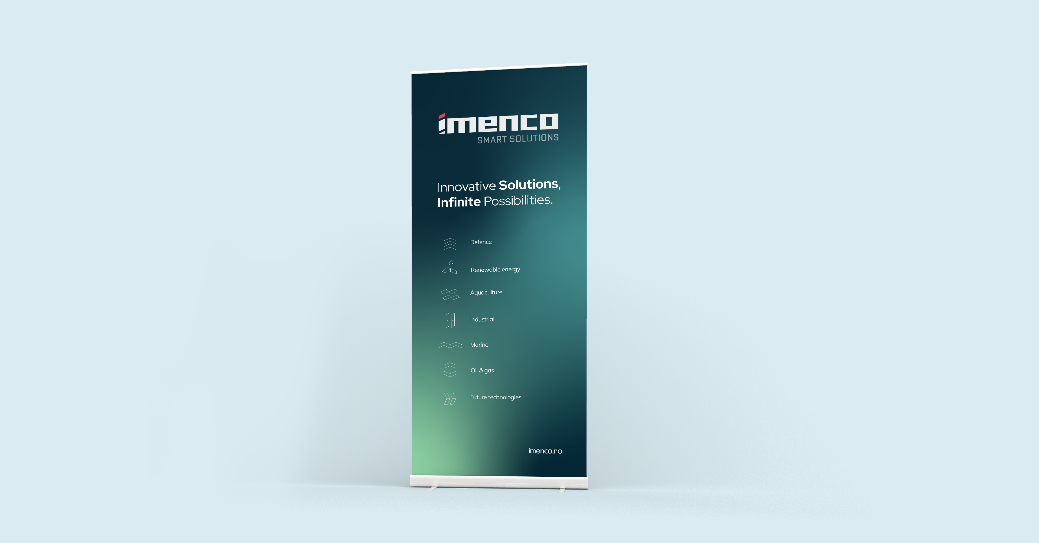 Imenco - brand identity, guideline and assets.