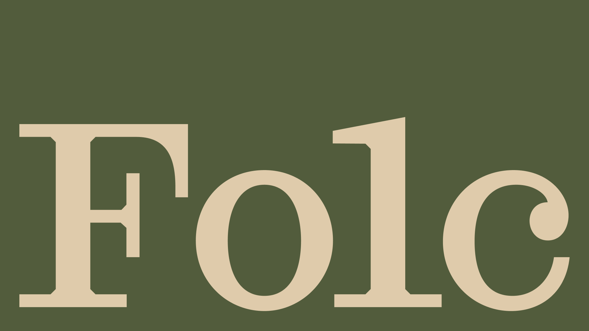 Folc - brand identity, guideline and assets.