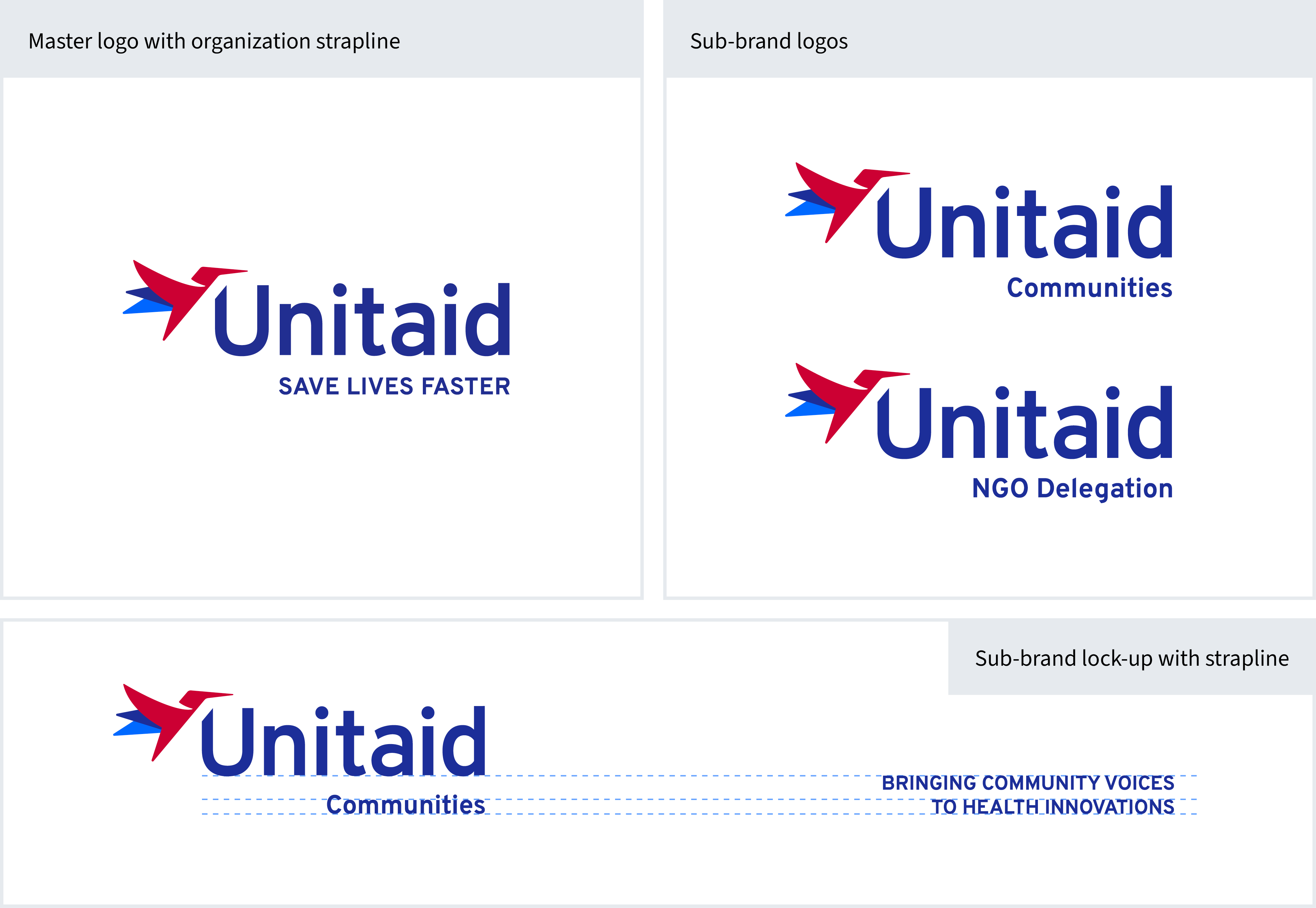 Unitaid - brand identity, guideline and assets.