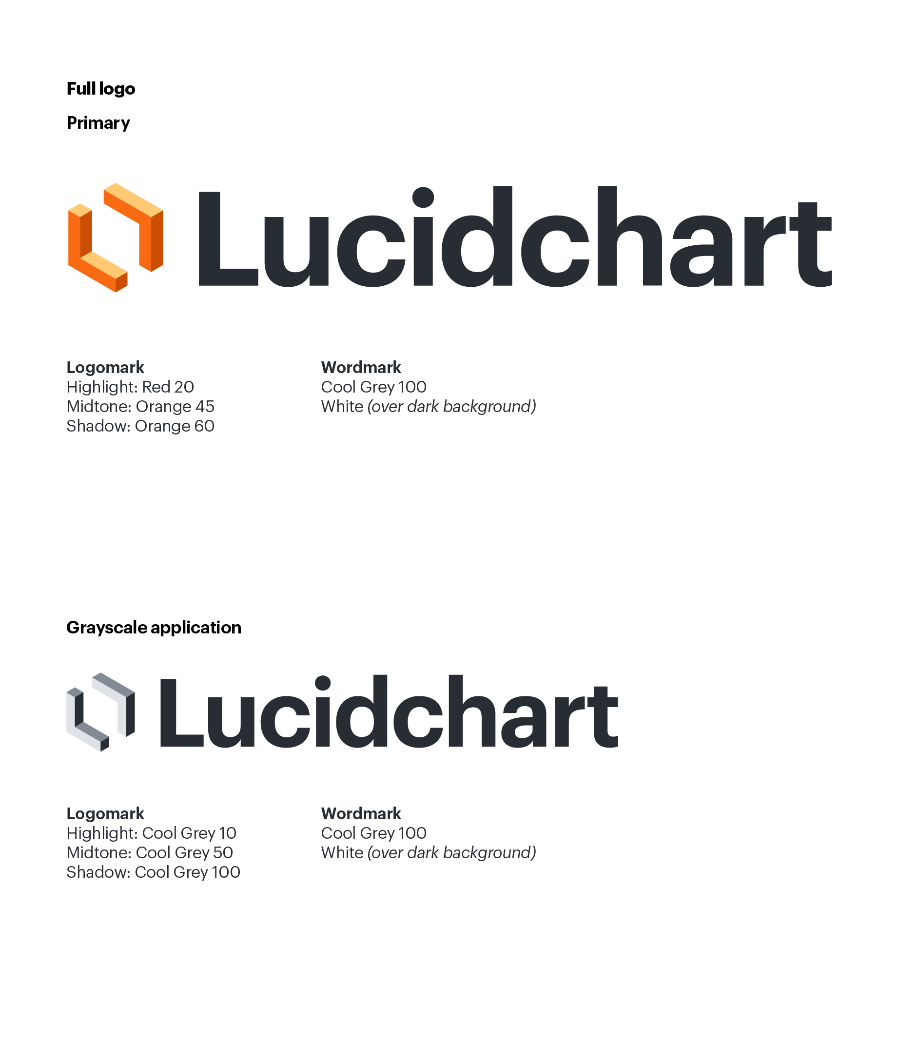Lucid Software - brand identity, guideline and assets.