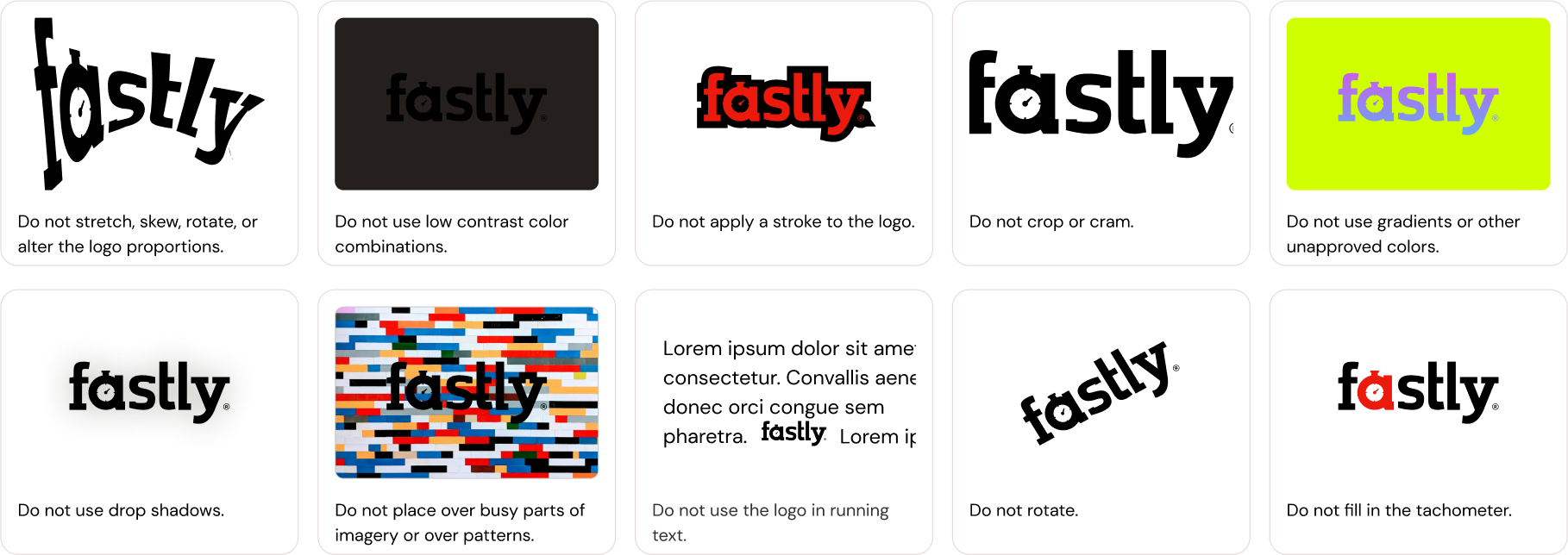Fastly - brand identity, guideline and assets.