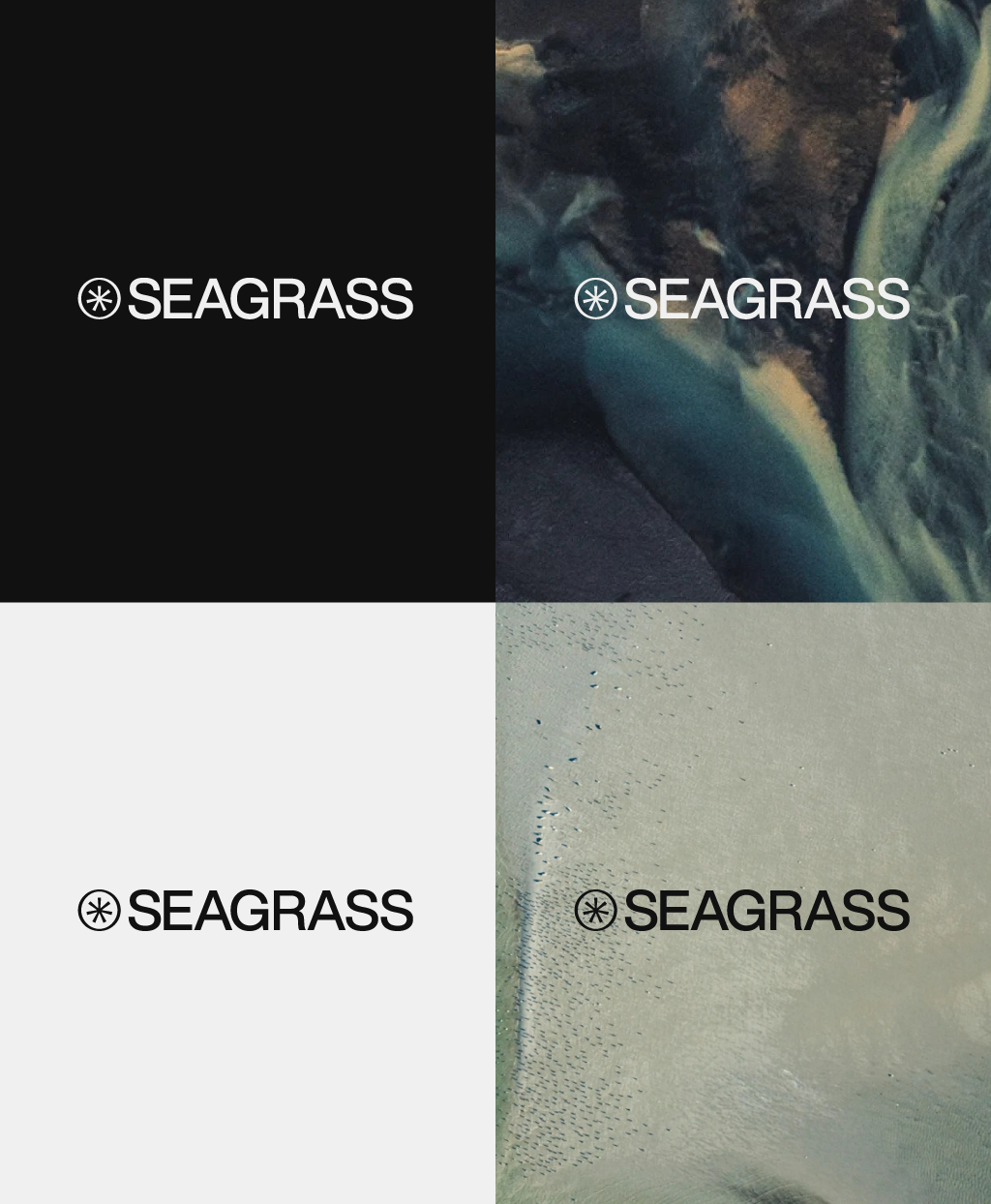Seagrass Brand guidelines - brand identity, guideline and assets.
