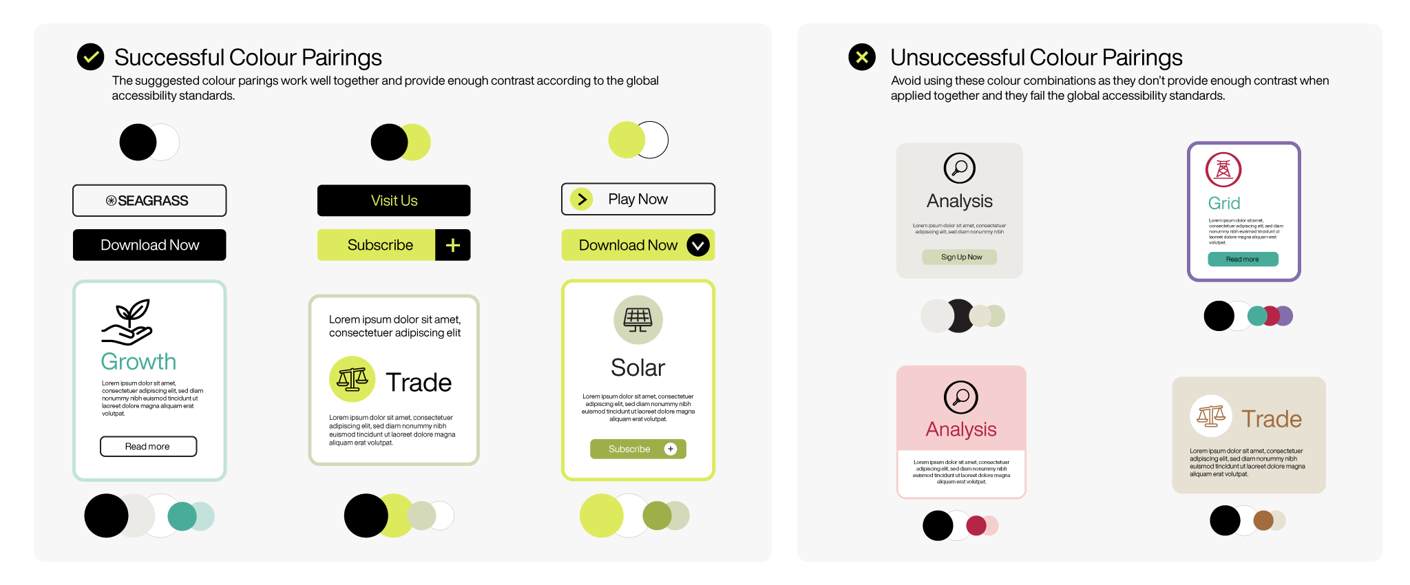 Seagrass Brand guidelines - brand identity, guideline and assets.