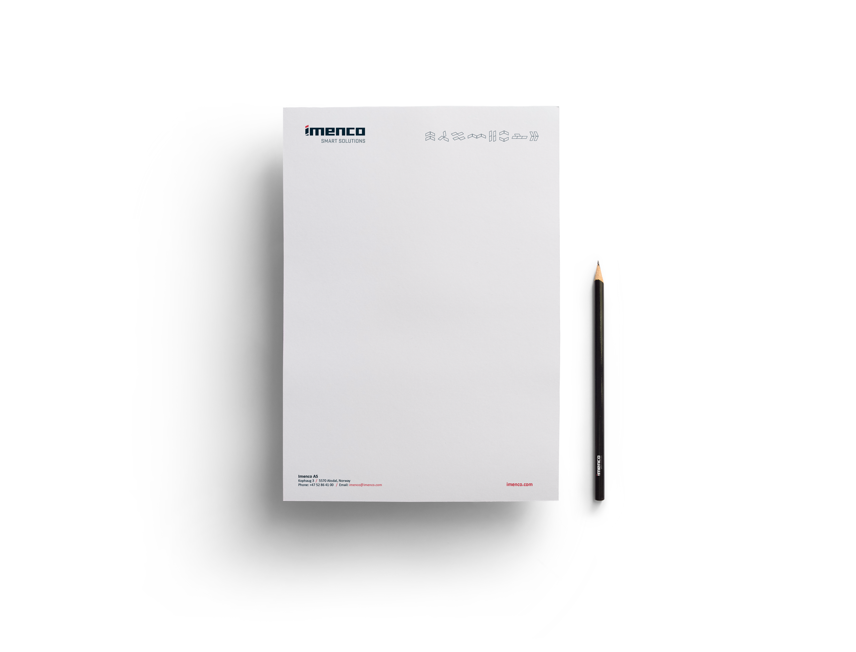 Imenco - brand identity, guideline and assets.