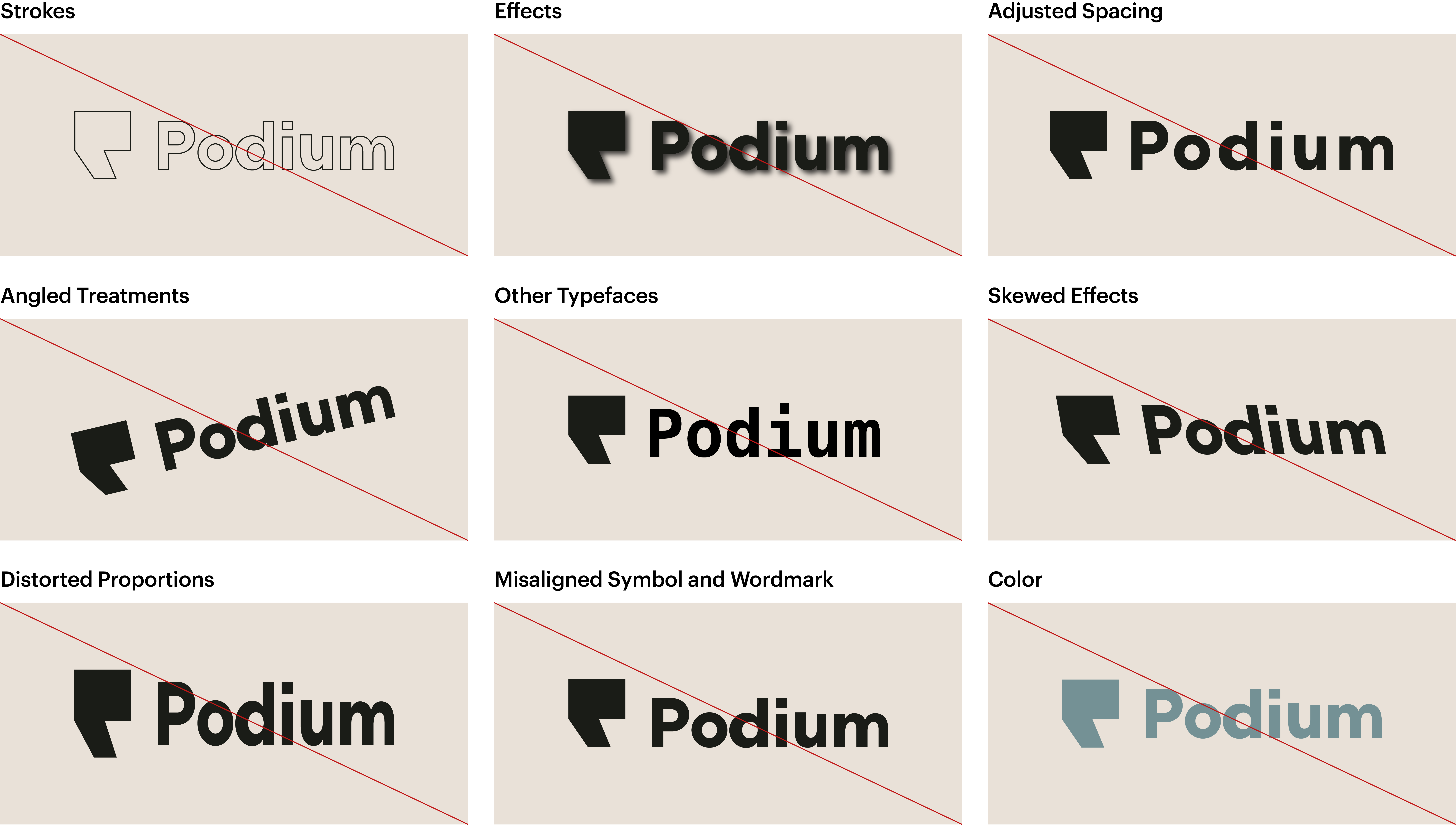 Podium Brand — brand identity, guidelines, and assets.