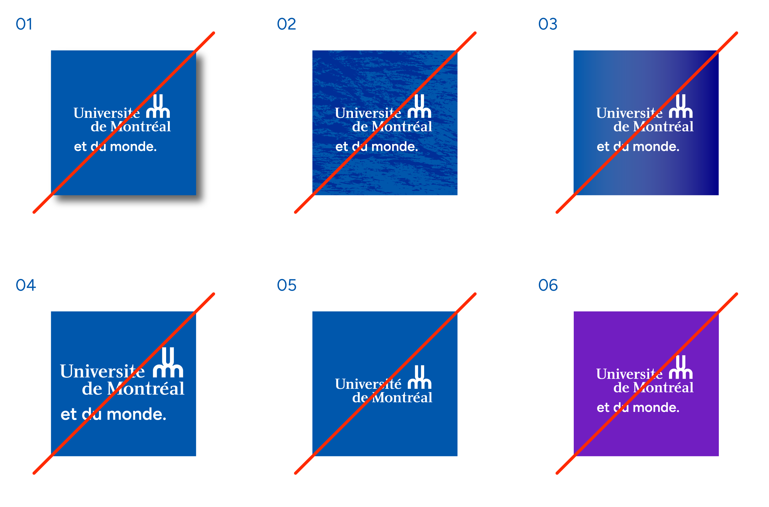 umontreal.ca - brand identity, guideline and assets.