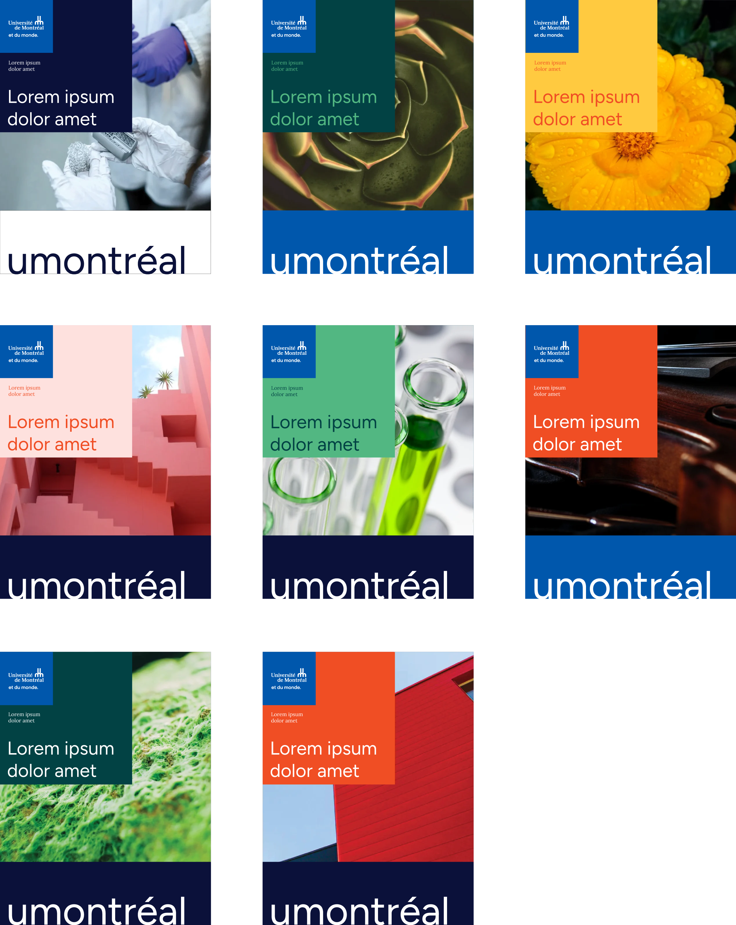 umontreal.ca - brand identity, guideline and assets.
